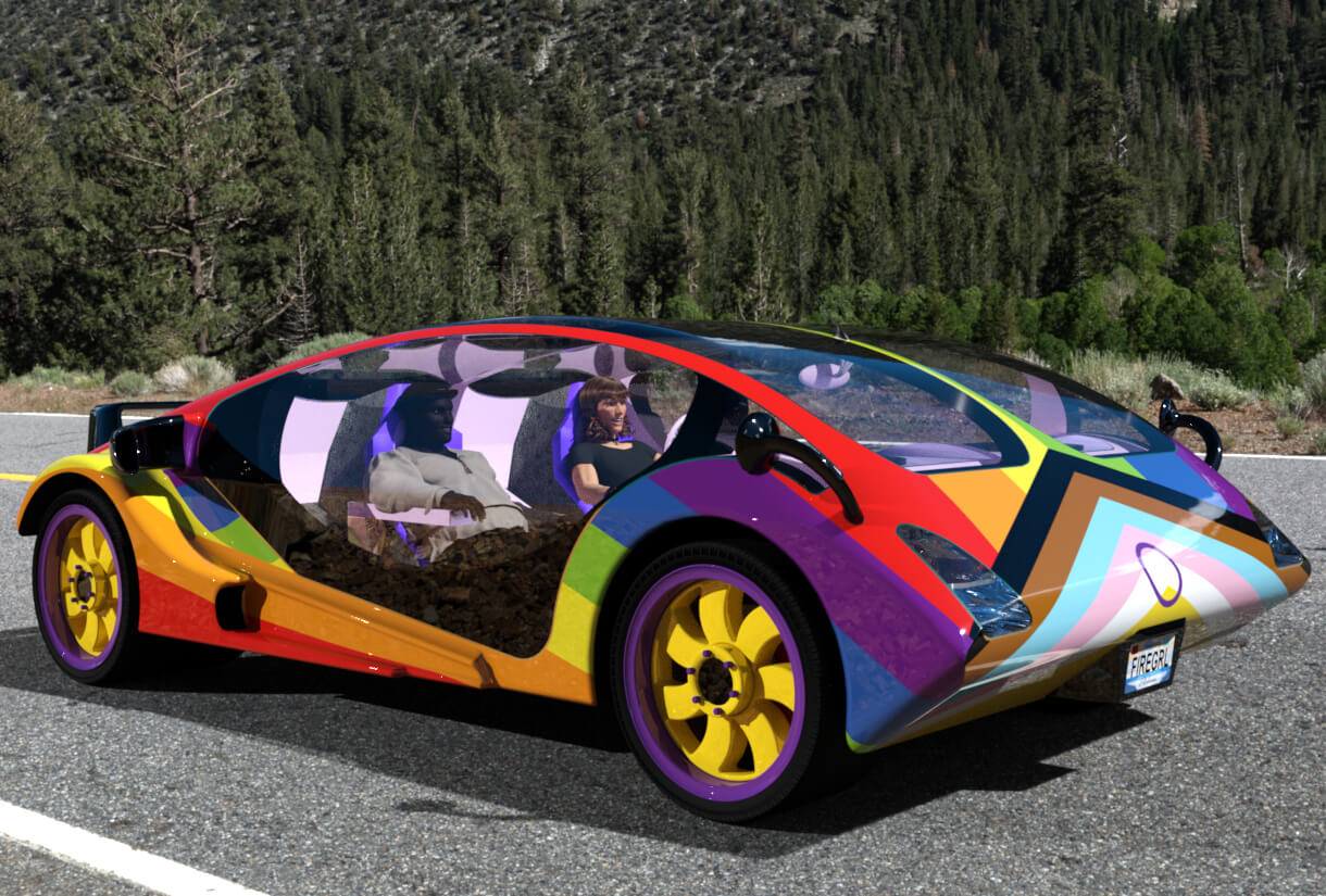 Lgbtqa Pride Paint Job for De Ridder Quail, V1 - Free 3D Texture by lukon
