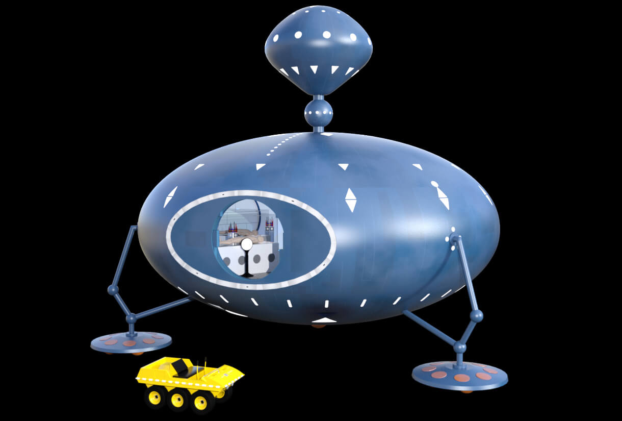 Ship, Outer Space, Kaldorian, V1, DS - Free Daz Content by lukon