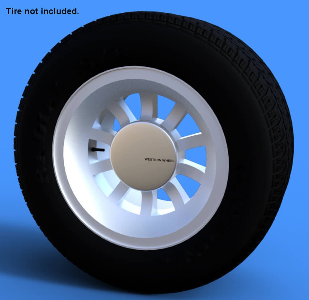 Wheel Rim, Western Wheel, Bullet, V1 - Free 3D Model by lukon