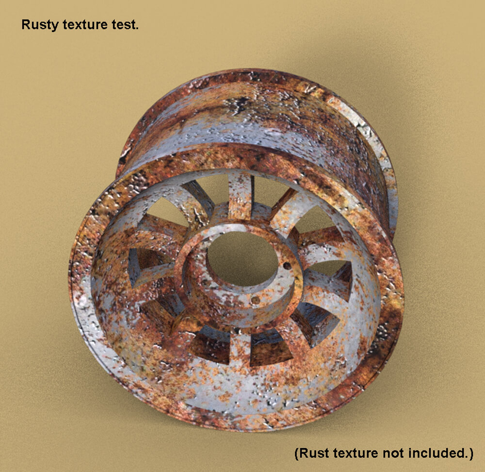 Wheel Rim, Western Wheel, Bullet, V1 - Free 3D Model by lukon