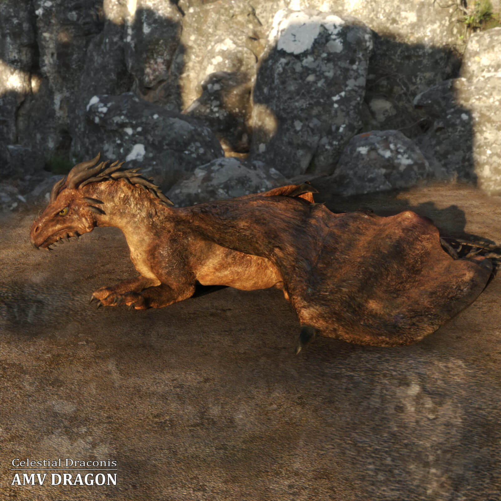 Celestial Dragonis - Dragon Figure Extended License Daz Content by Luna_s20