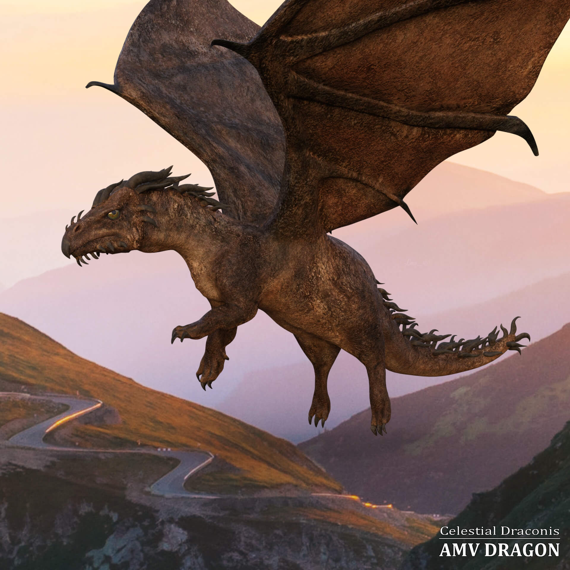 Celestian Dragonis - Dragon Figure Daz Content by Luna_s20