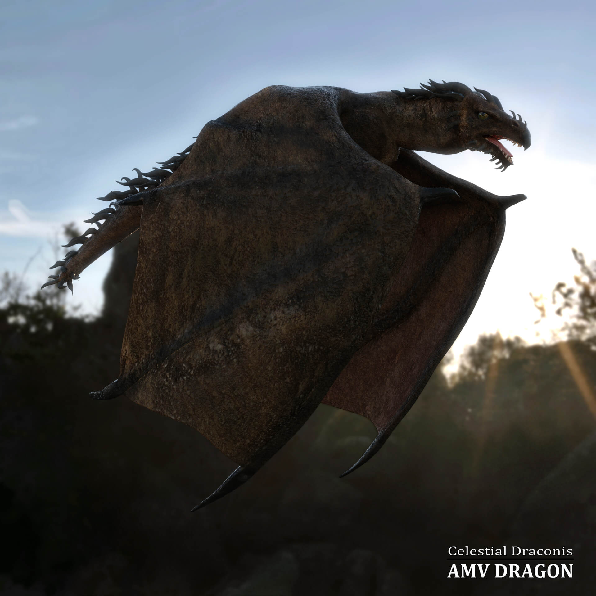 Celestian Dragonis - Dragon Figure Daz Content by Luna_s20