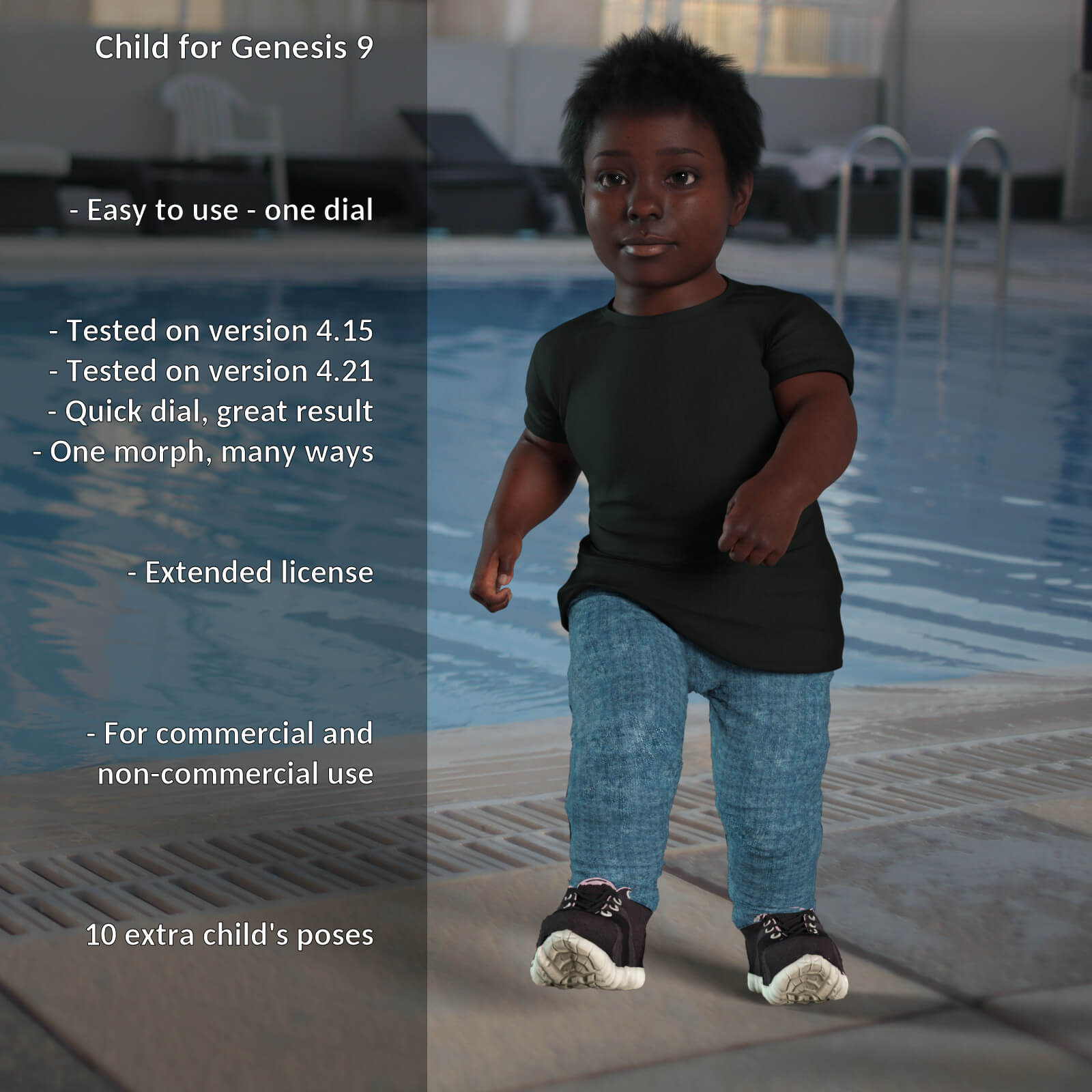 Child Morph for Genesis 9 - Daz Content by Luna_s20
