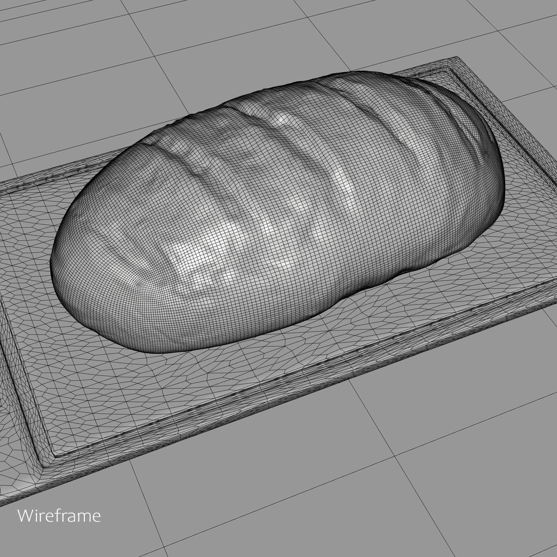 Country Bread - 3D Model by Luna_s20