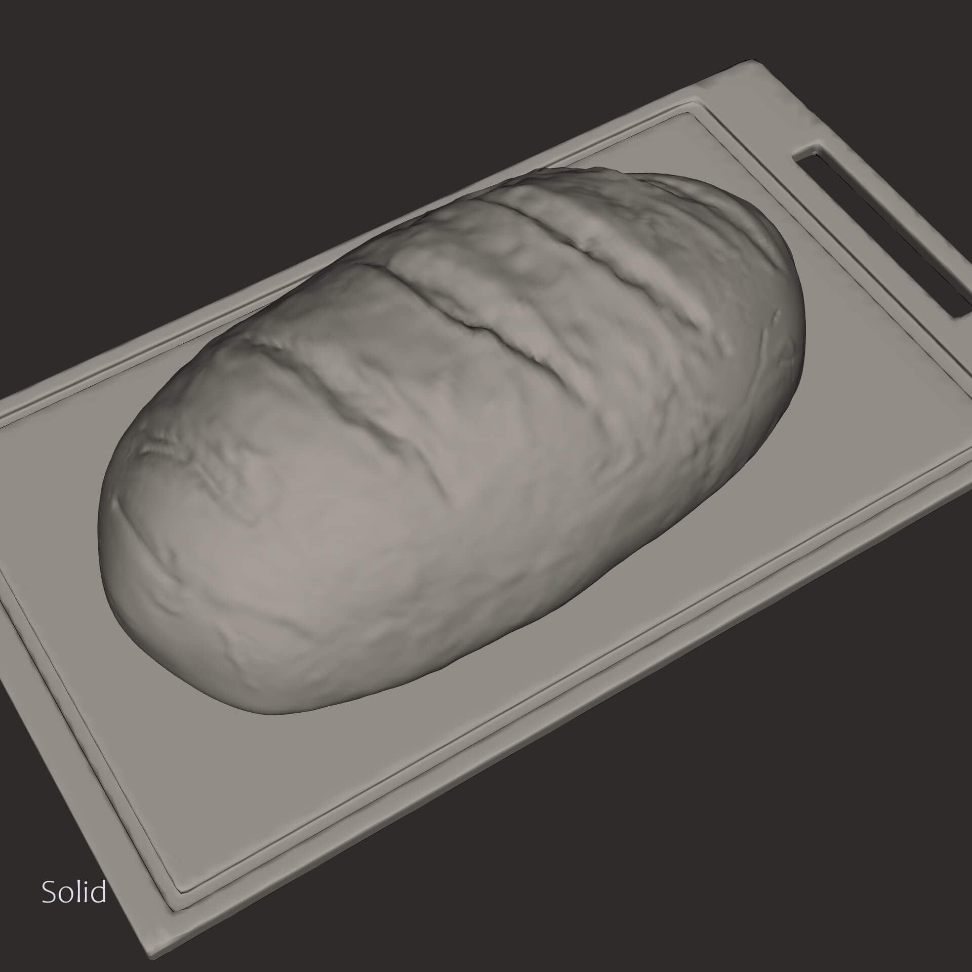 Country Bread - 3D Model by Luna_s20