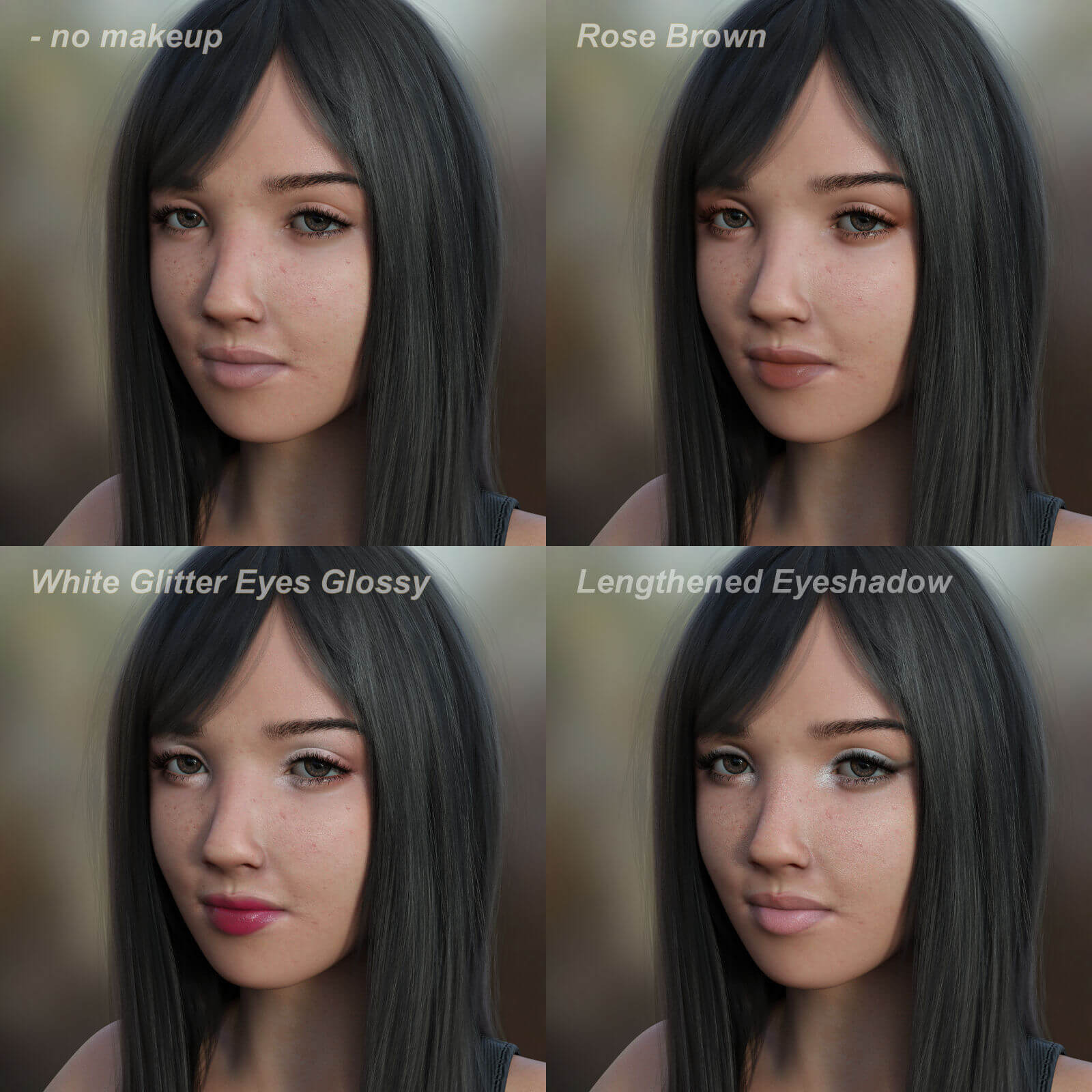 Korean Makeup for Genesis 9 - Daz Content by Luna_s20