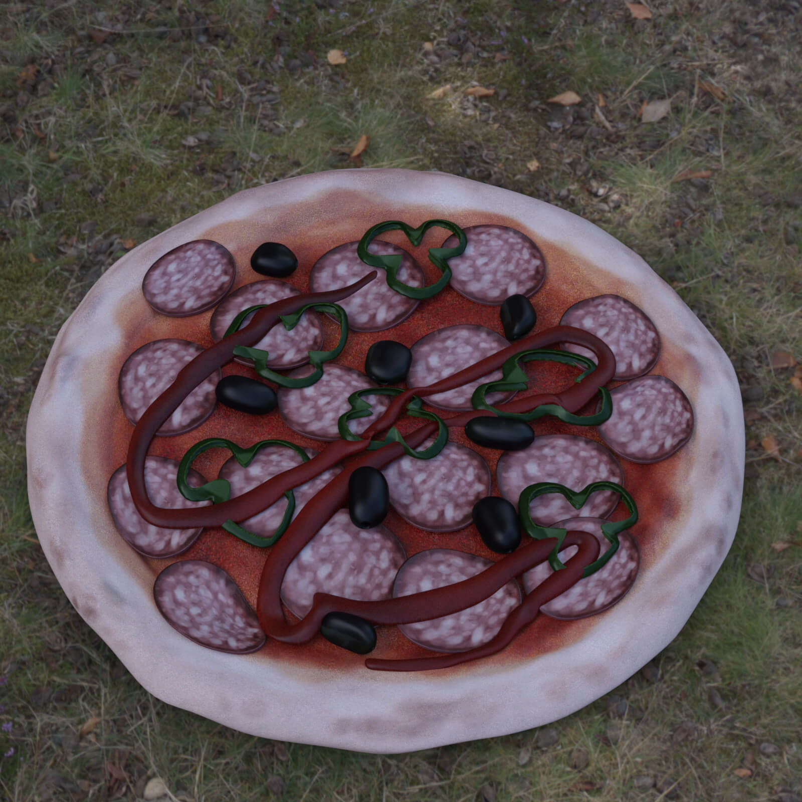 Pizza - Food Prop Daz Content by Luna_s20