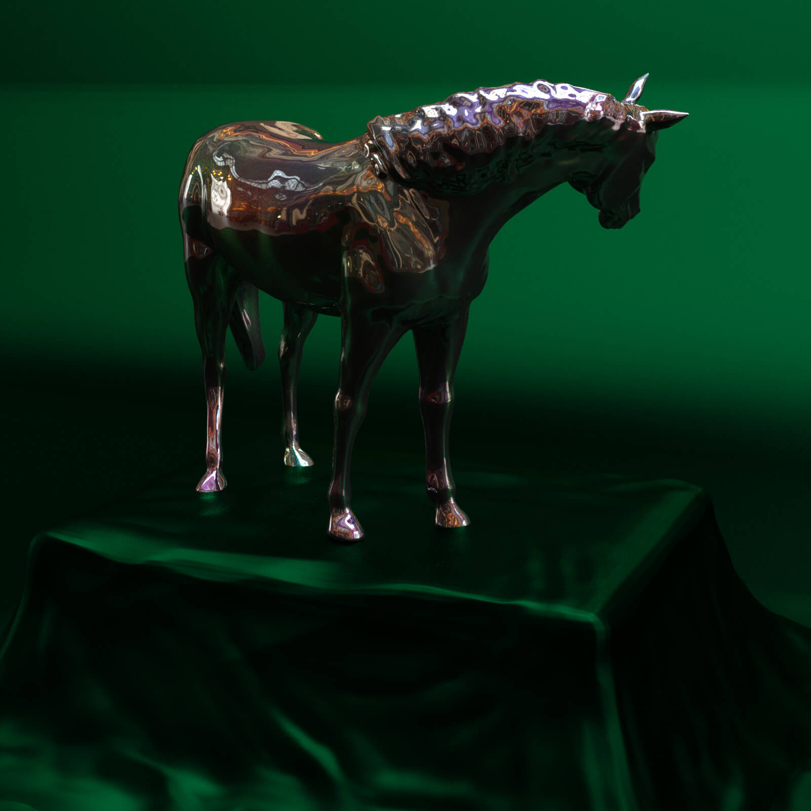 Realistic Horse Figure - 3D Model by Luna_s20