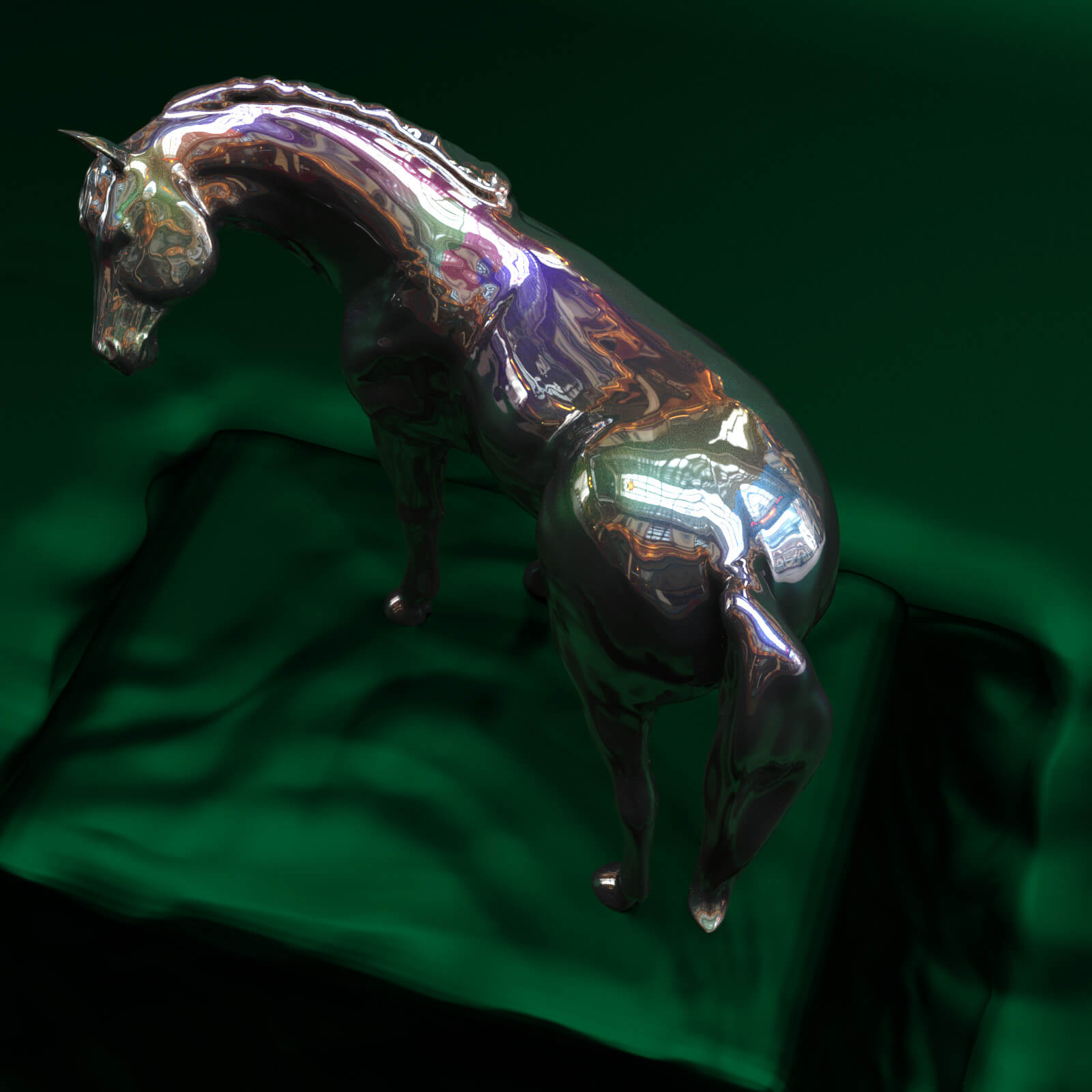 Realistic Horse Figure - 3D Model by Luna_s20