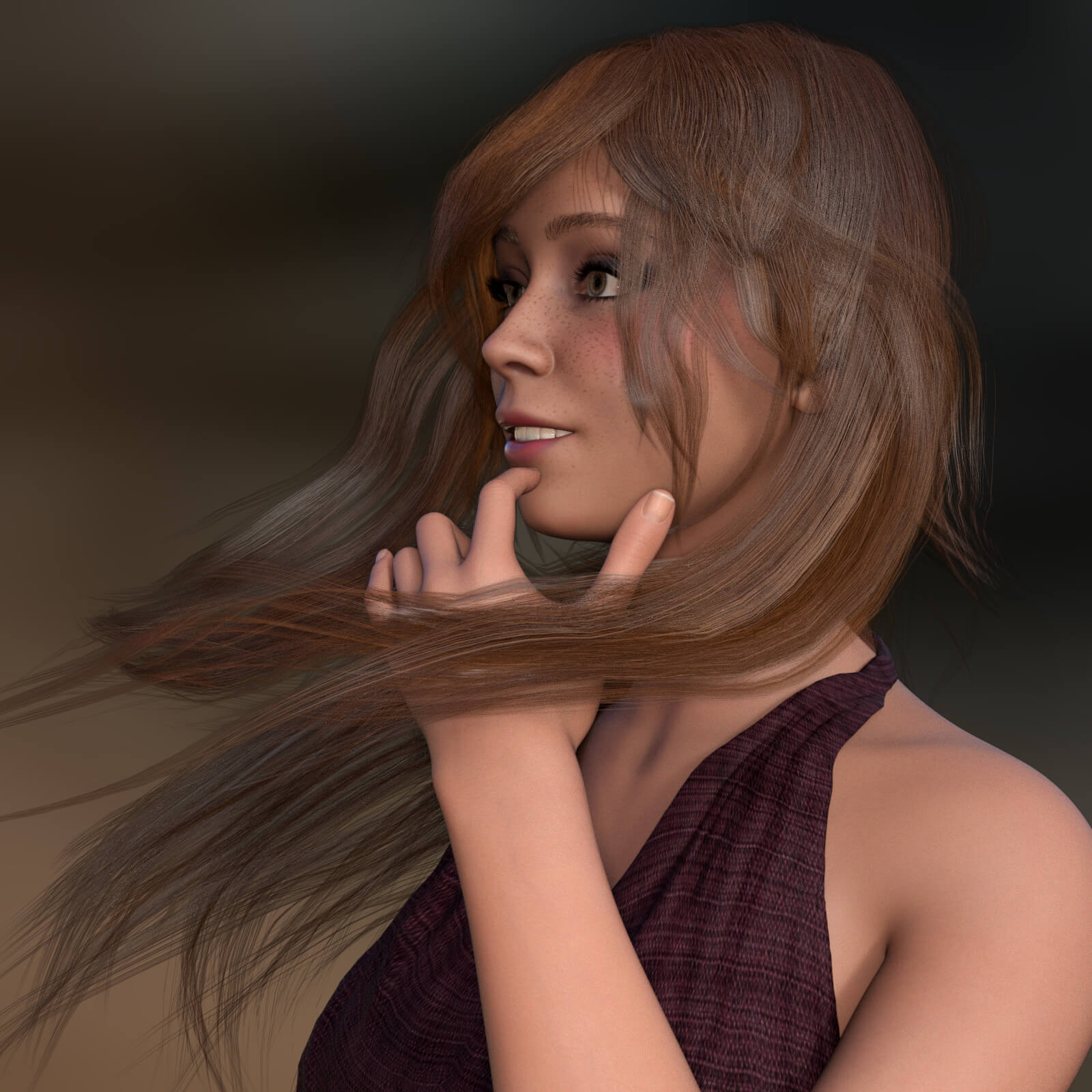 Rosalina Hair for G8F & G9 - Daz Content by Luna_s20