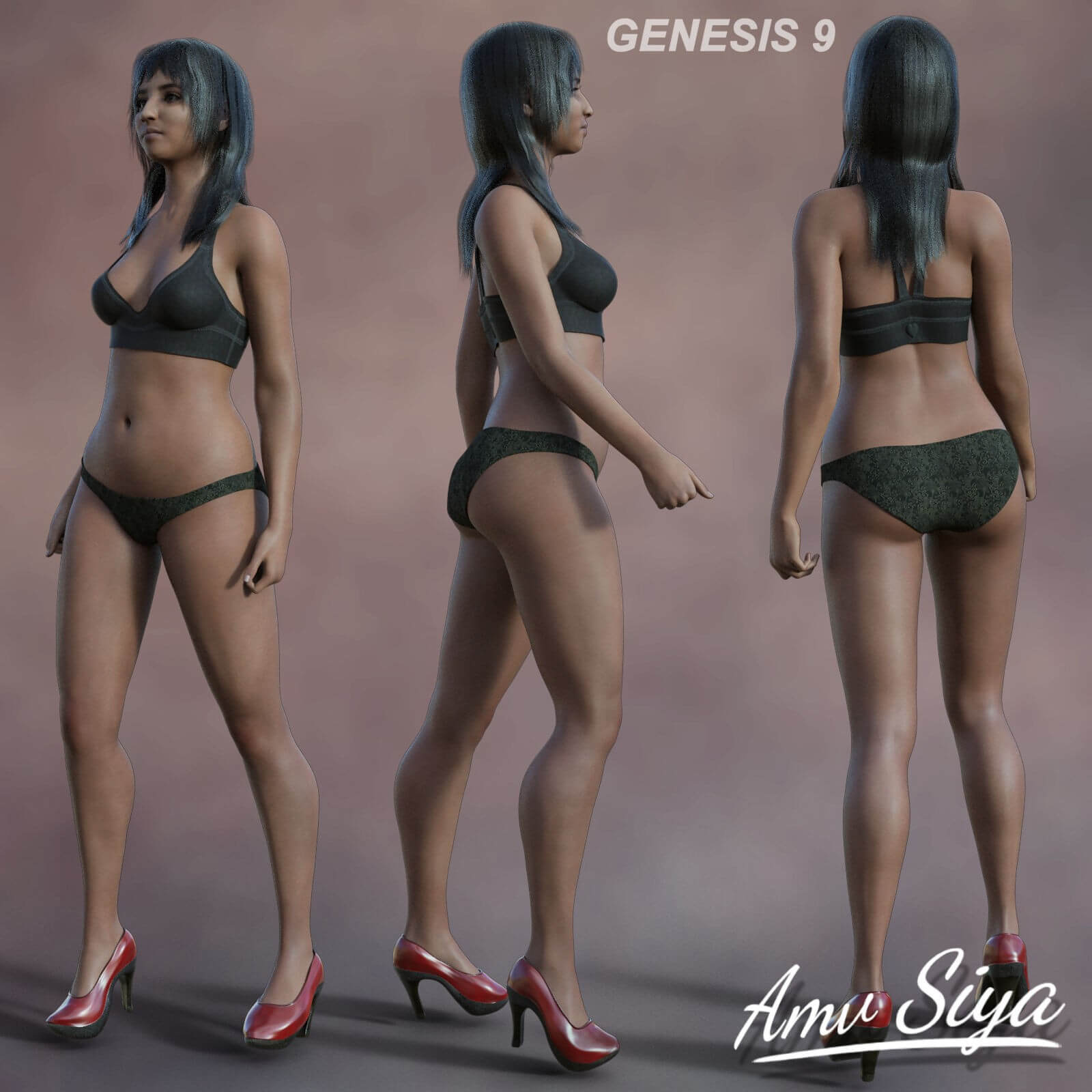 Siya for Genesis 9 - Daz Content by Luna_s20