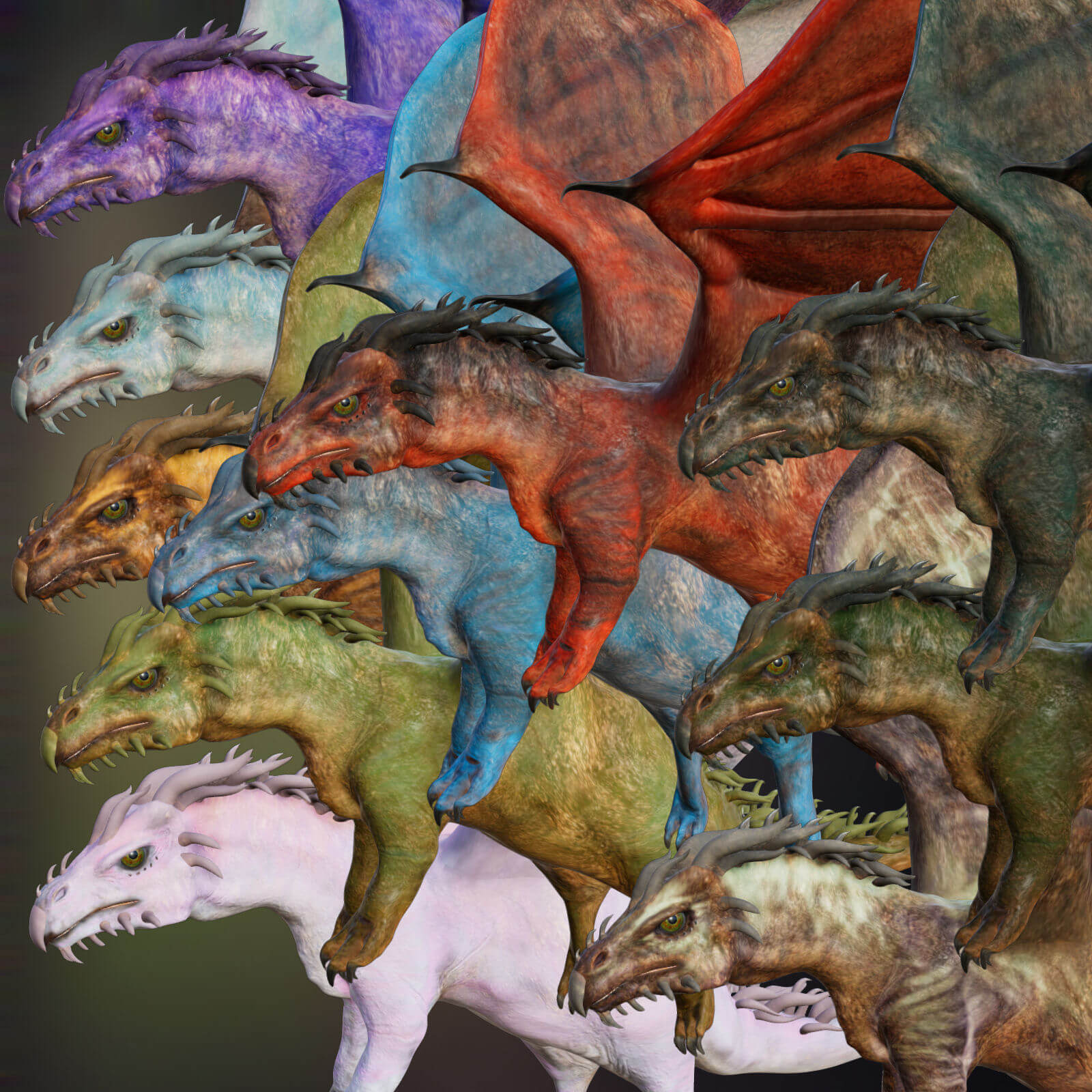 Tint Treasury for Celestial Dragonis - 3D Material or Shader by Luna_s20