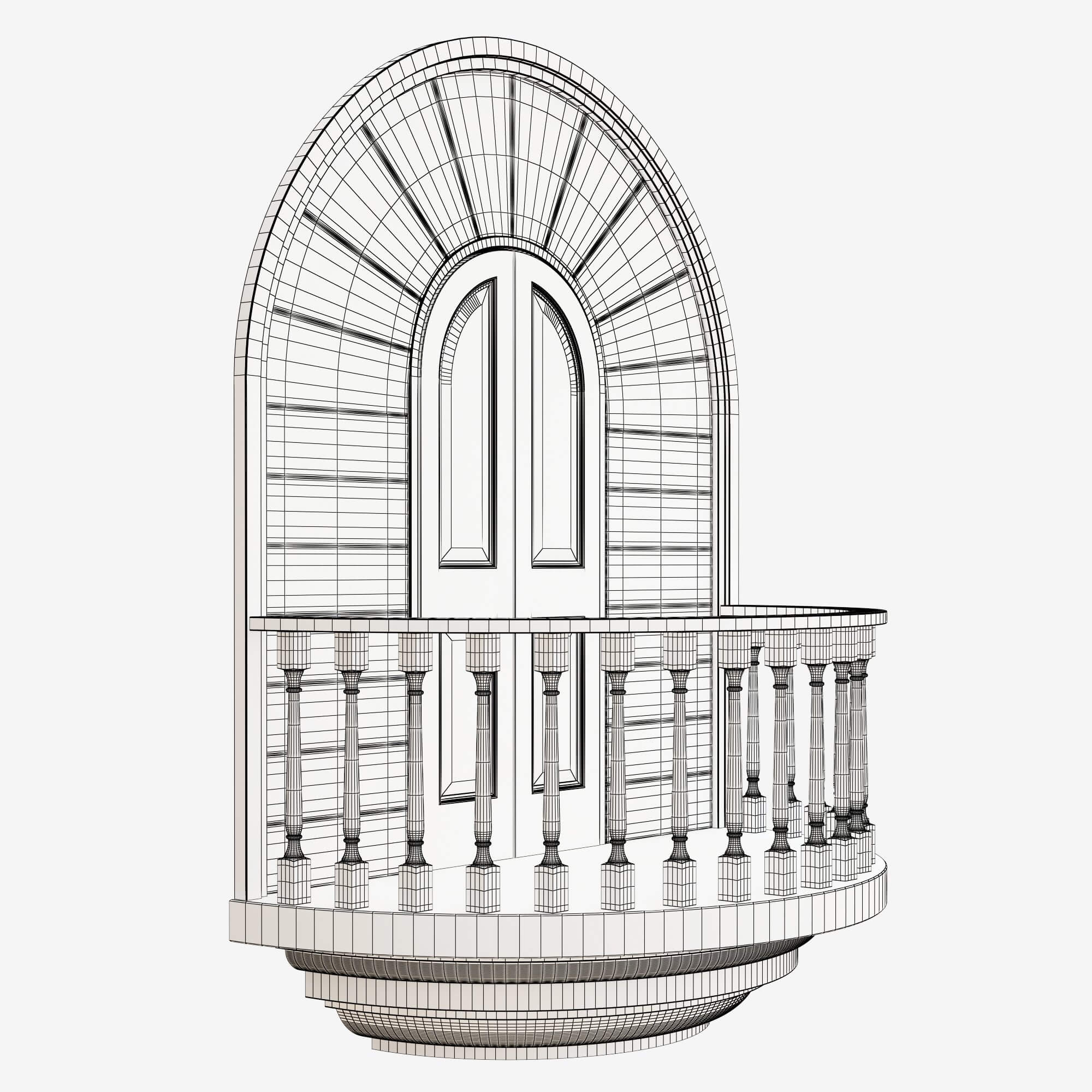 Balcony Model by luxmi_3d_studio