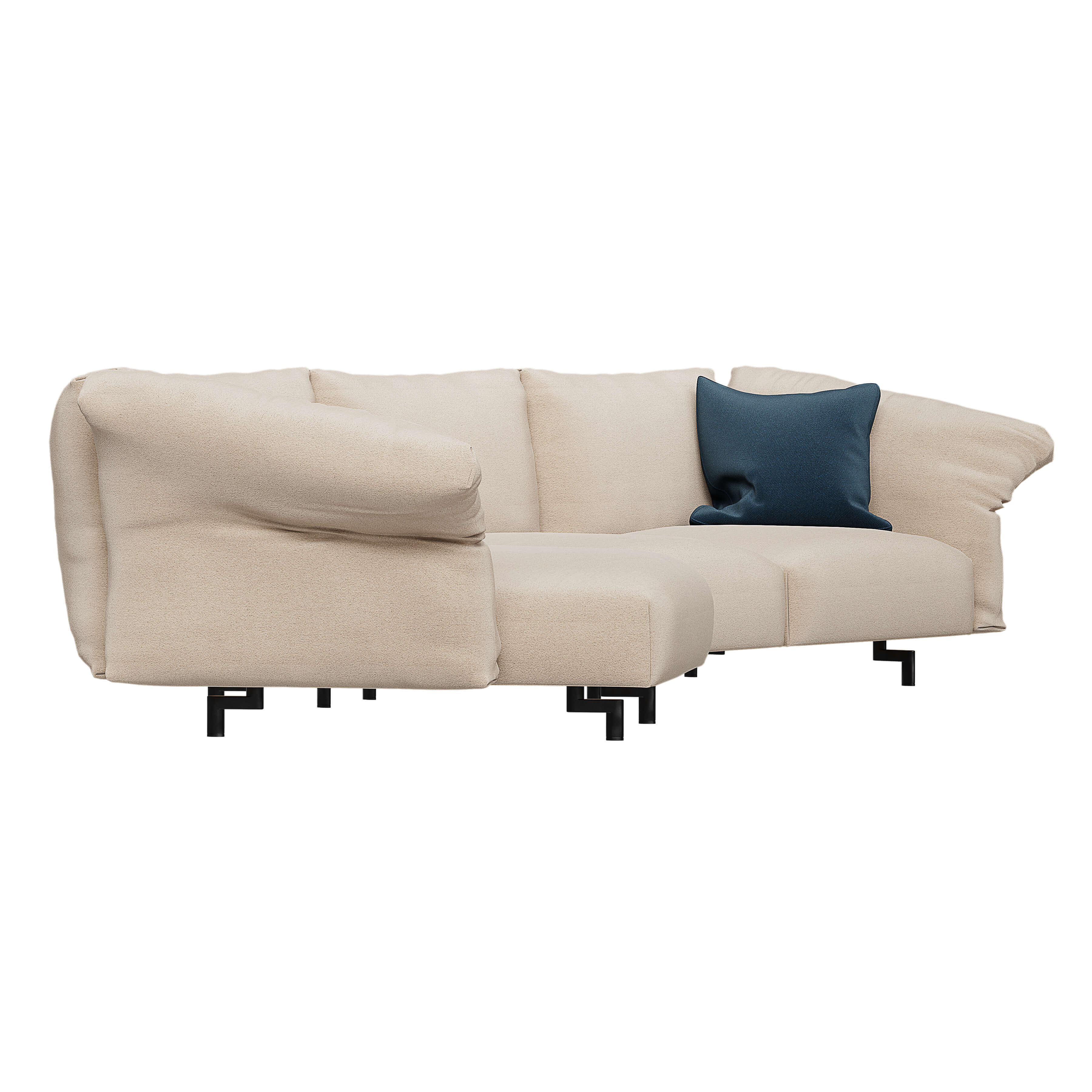 B and B Italia Dambo Sofa - 3D Model by luxmi_3d_studio
