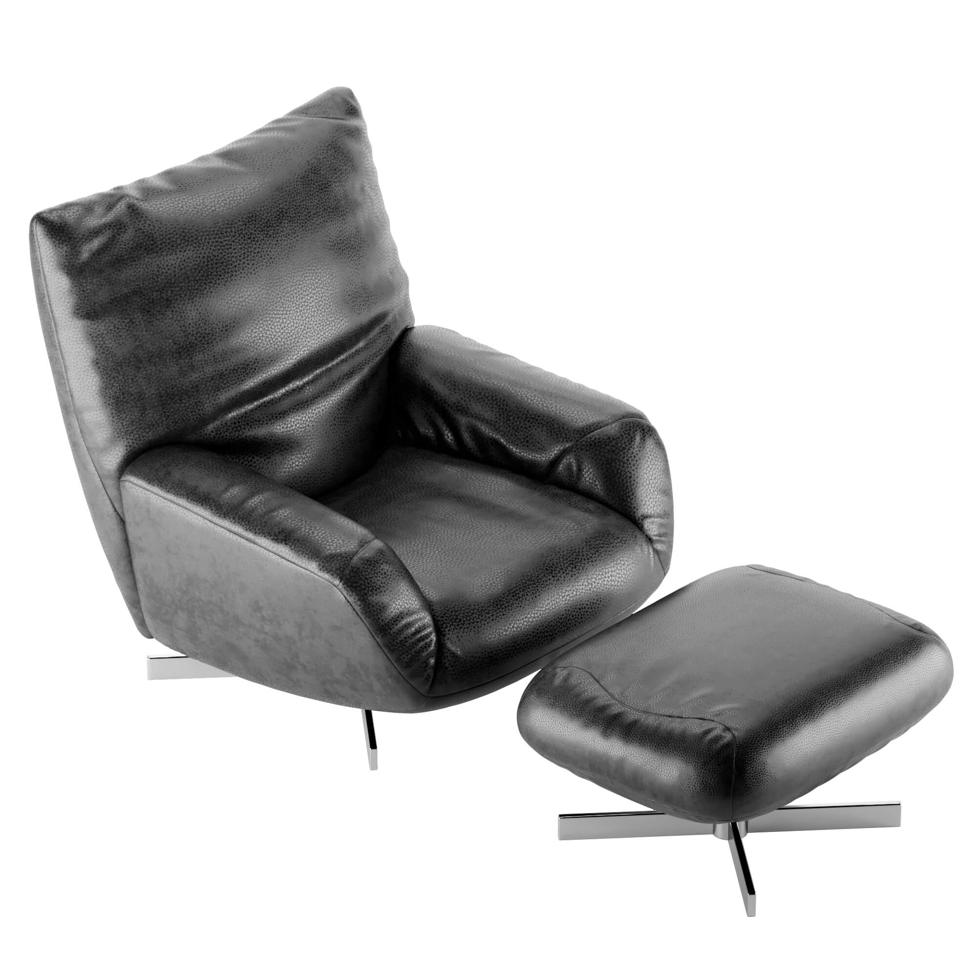 Chiara Edra Armchair - 3D Model by luxmi_3d_studio