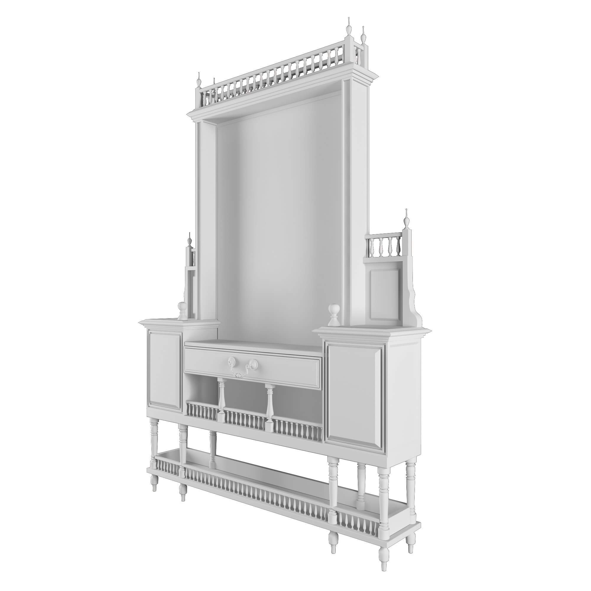 Console Table - 3D Model by luxmi_3d_studio