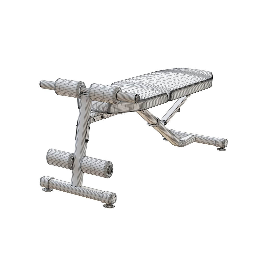 Gym Bench - 3D Model by luxmi_3d_studio