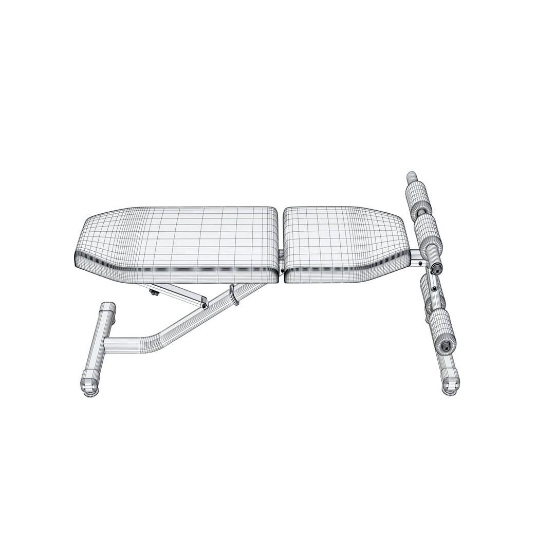 Gym Bench - 3D Model by luxmi_3d_studio