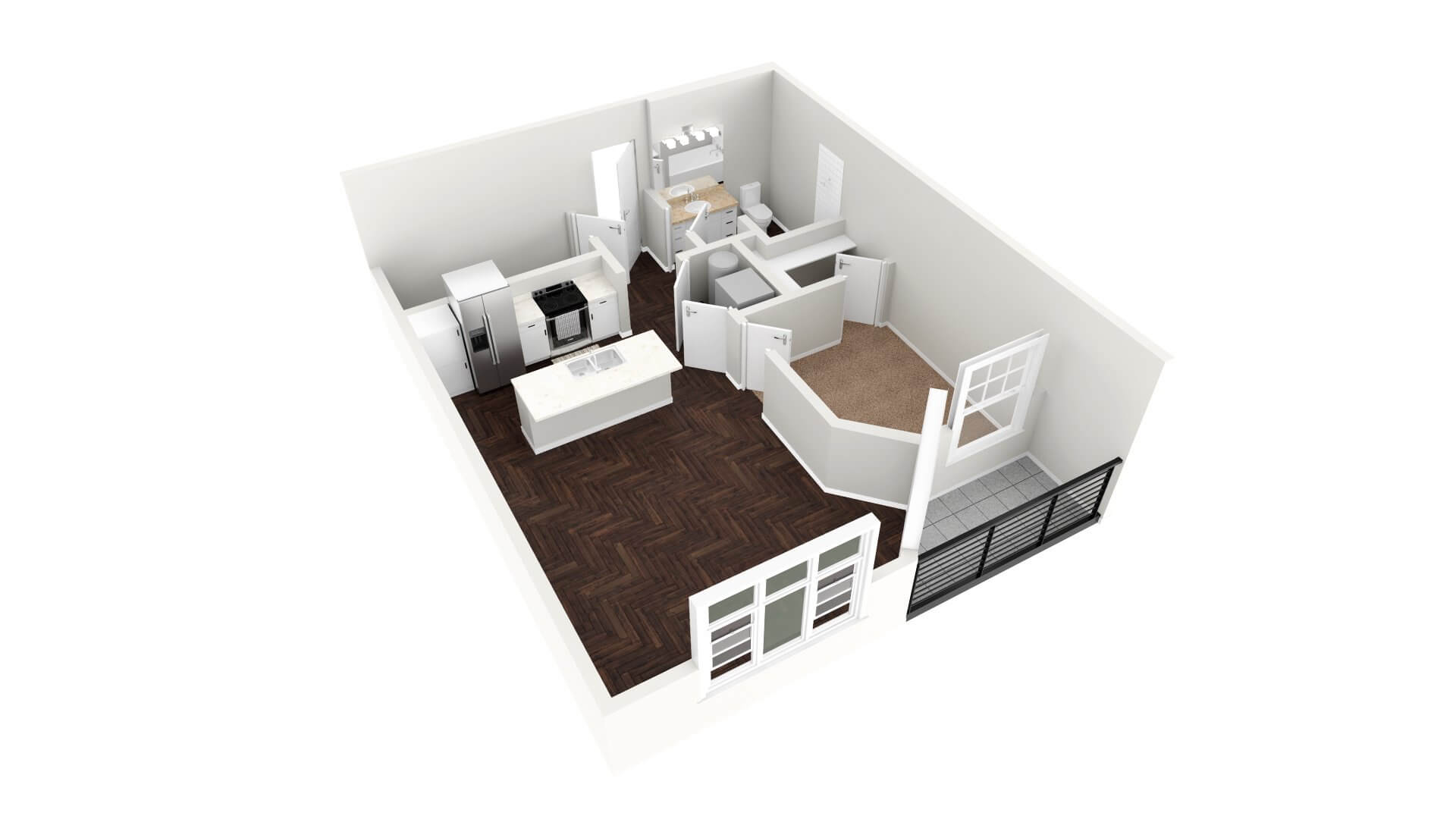 House with Architecture Drawing Sheet - 3D Model by luxmi_3d_studio