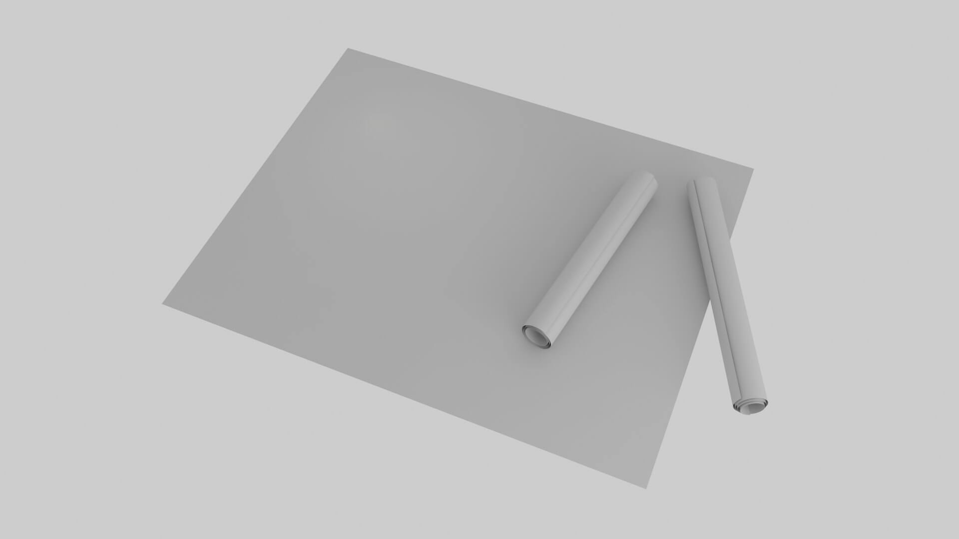 House with Architecture Drawing Sheet - 3D Model by luxmi_3d_studio