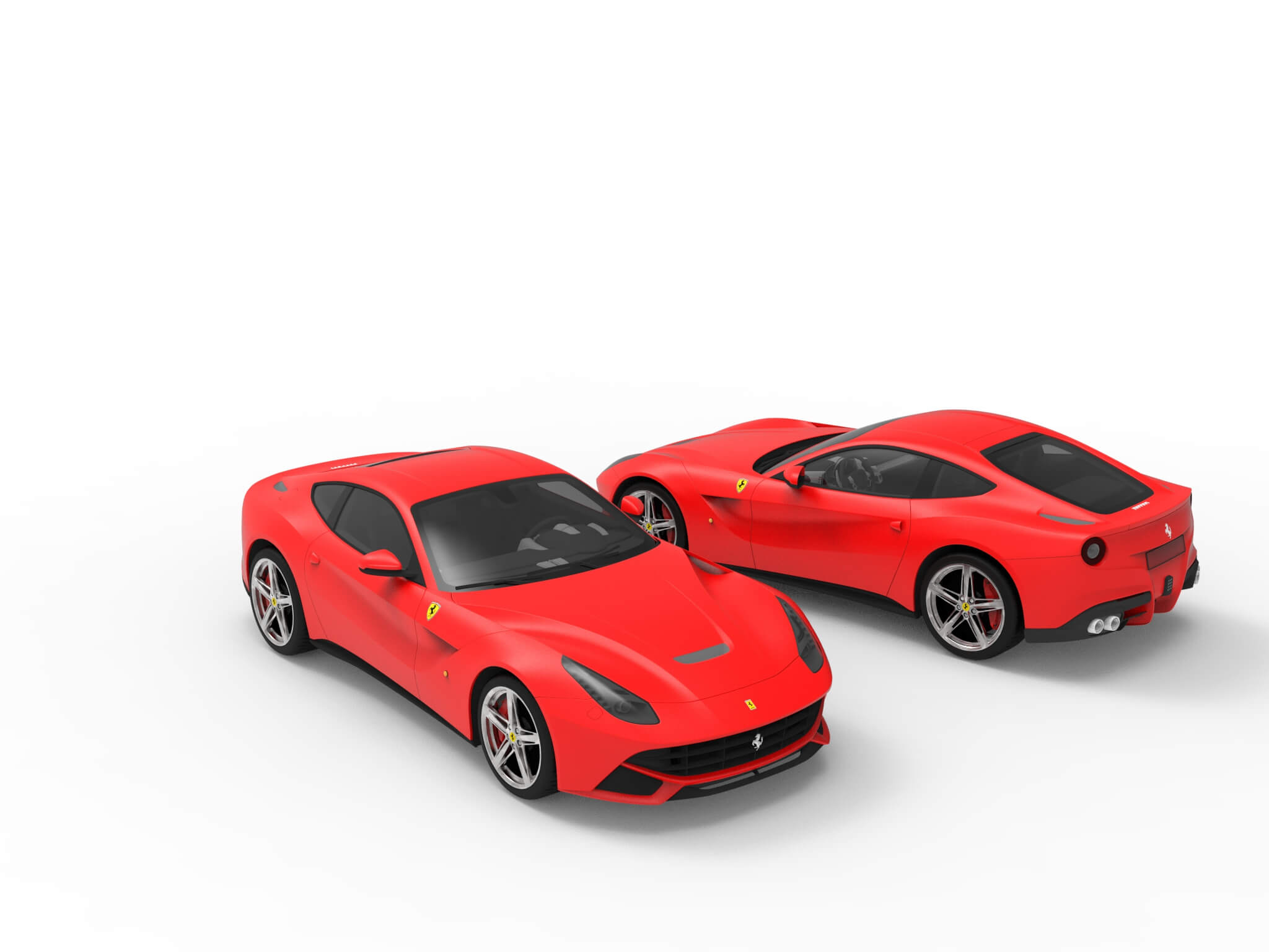 Ferrari Car 3D Model by LUXURYCARS