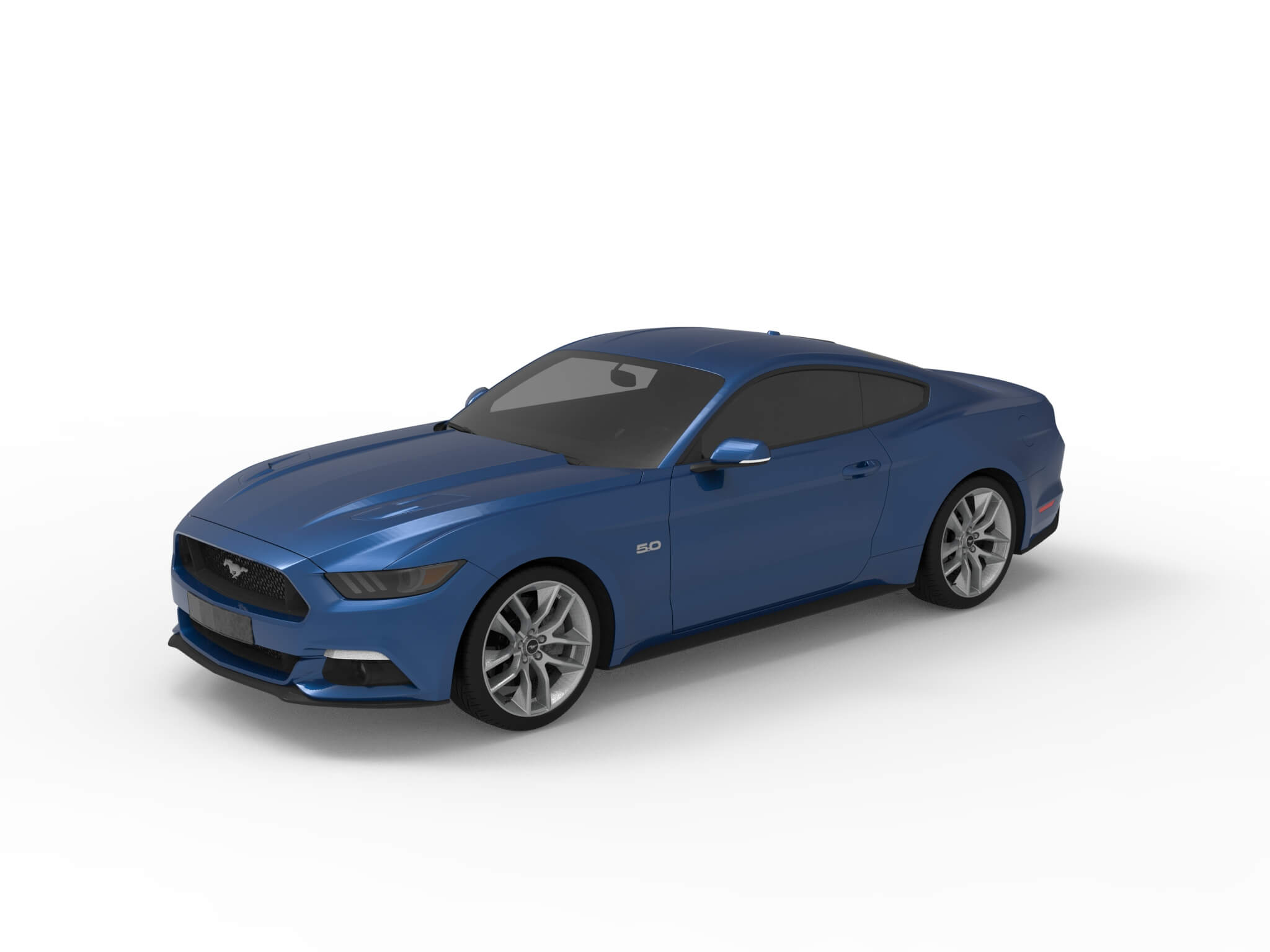 Ford Mustang Car 3D Model by LUXURYCARS