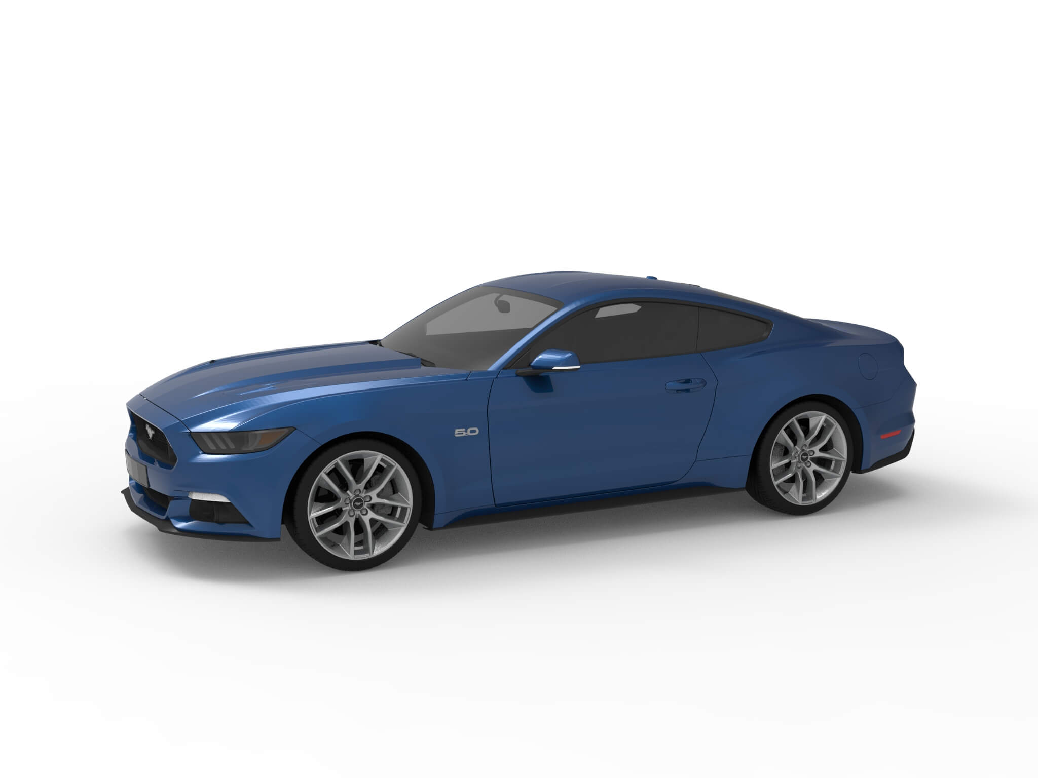 Ford Mustang Car 3D Model by LUXURYCARS