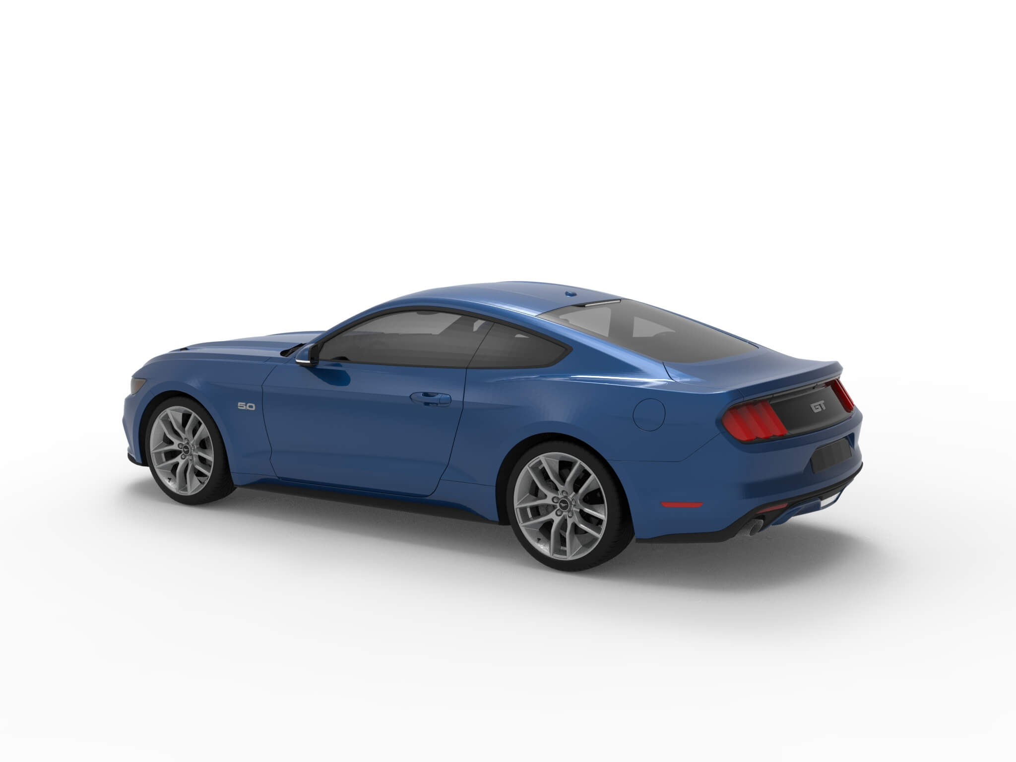 Ford Mustang Car 3D Model by LUXURYCARS