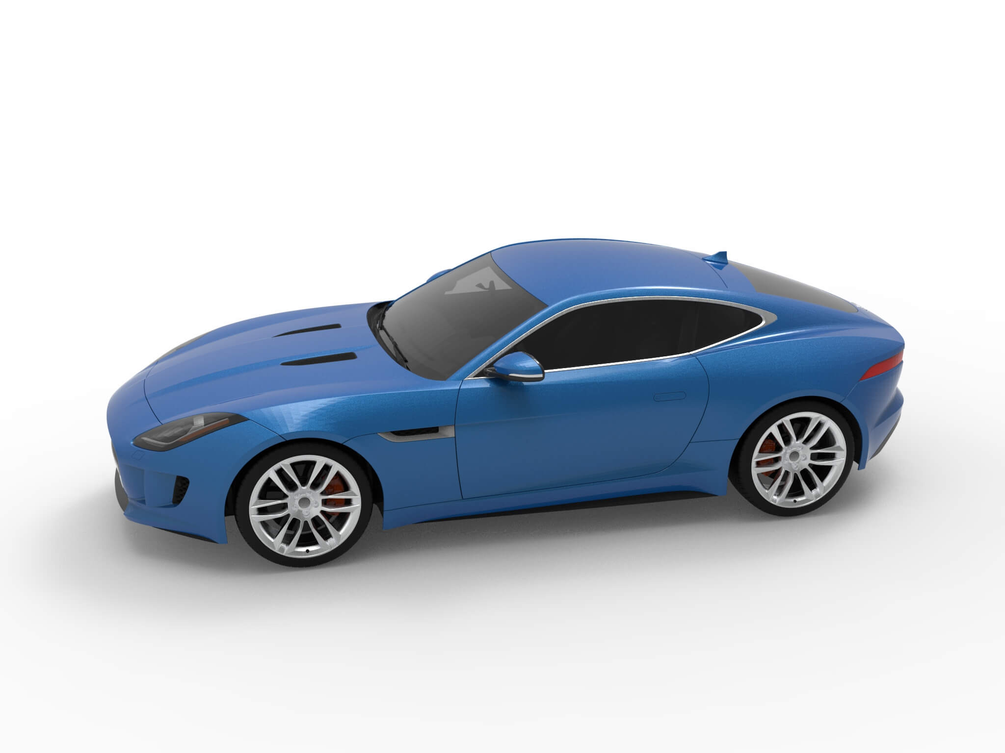 Jaguar Car 3D Model by LUXURYCARS