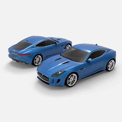 Jaguar Car 3D Model by LUXURYCARS