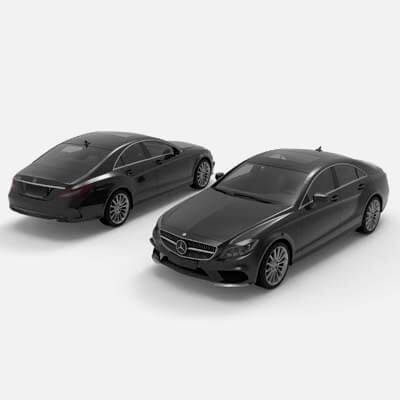 Mercedes Car 3D Model by LUXURYCARS