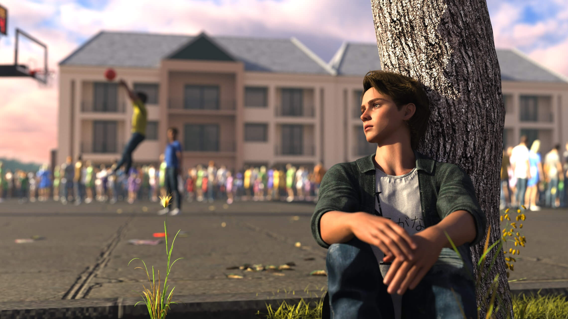 The loner 3D Render, Digital Art by Lykantos