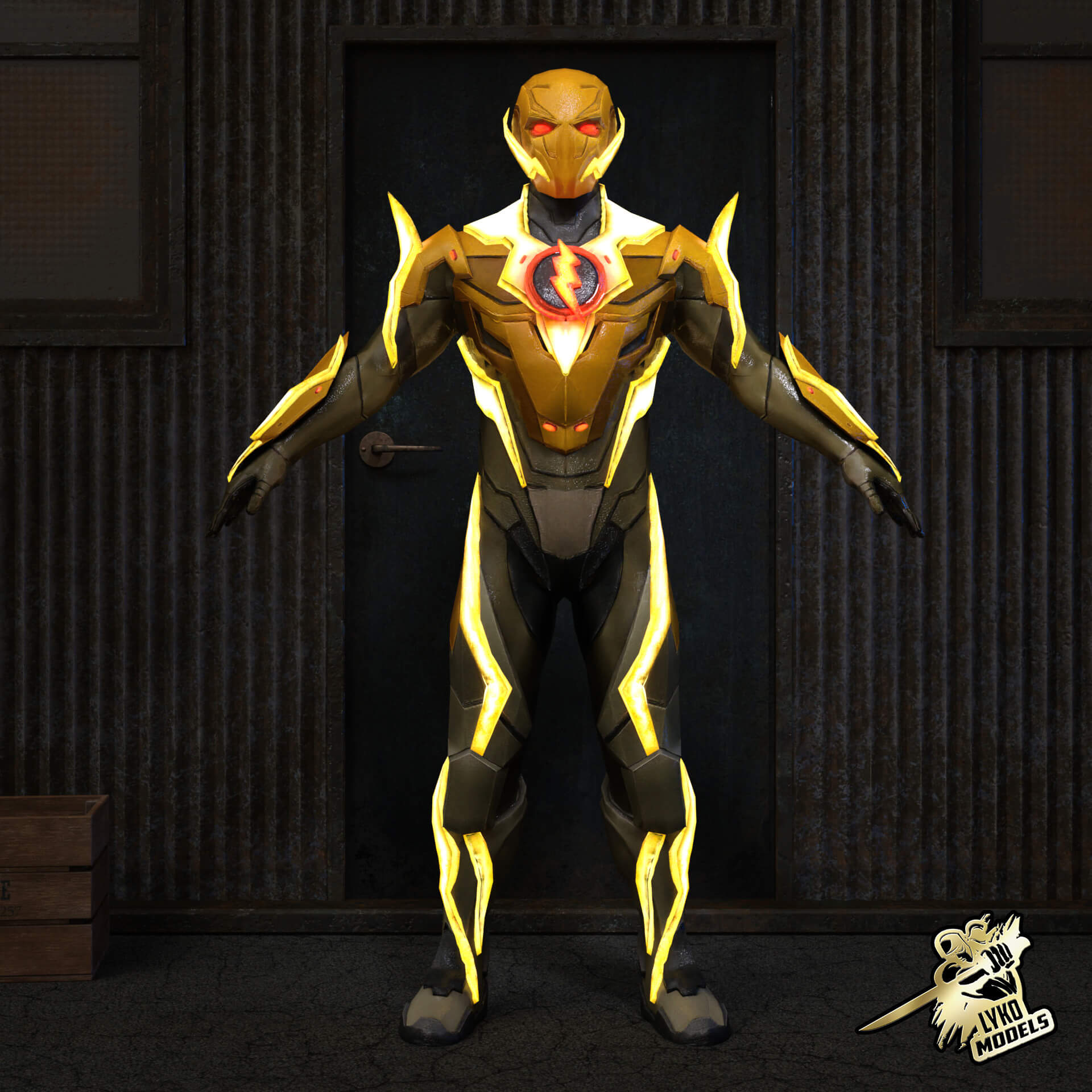 Advanced Reverse Flash Outfit for G8M - Daz Content by LykoModels