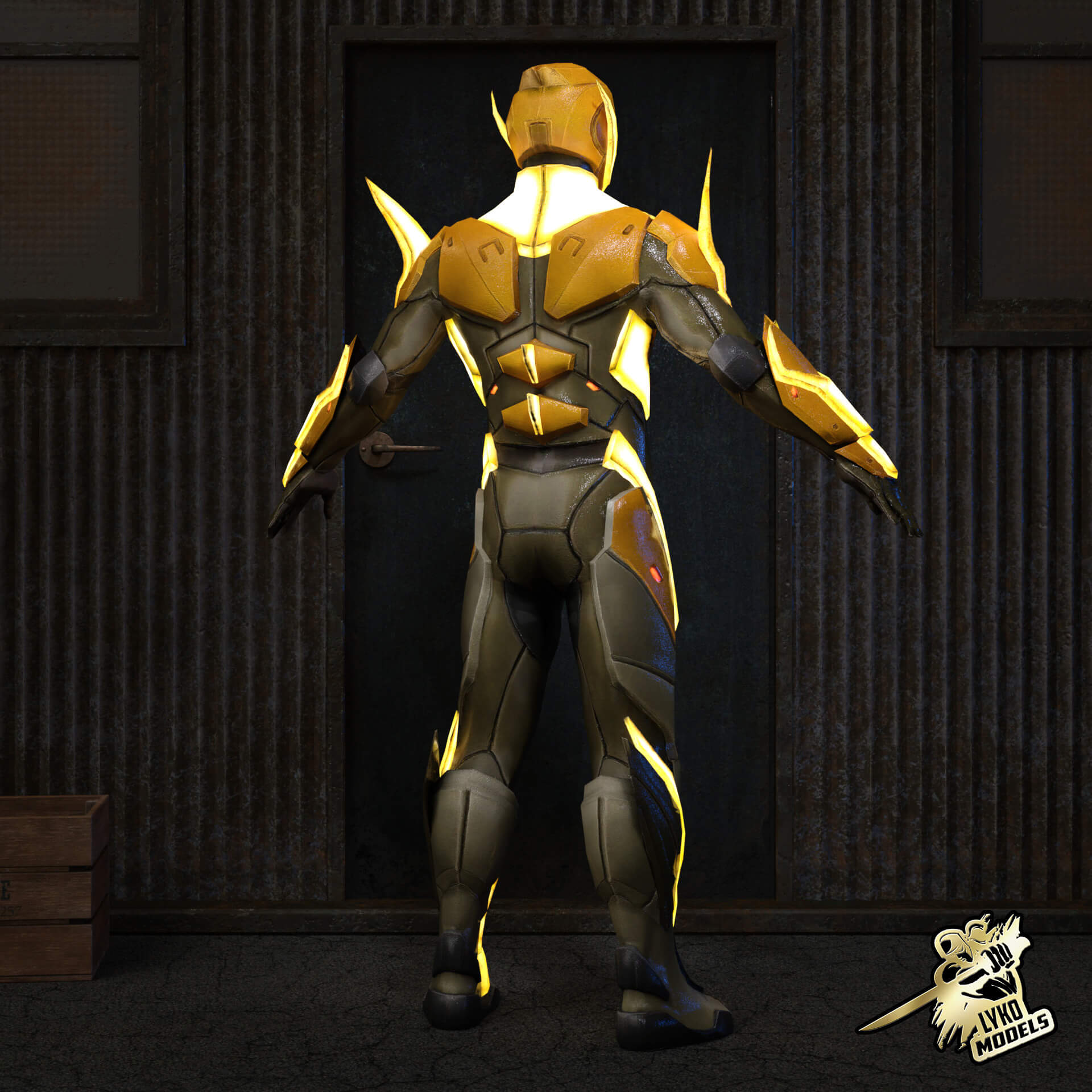 Advanced Reverse Flash Outfit for G8M - Daz Content by LykoModels