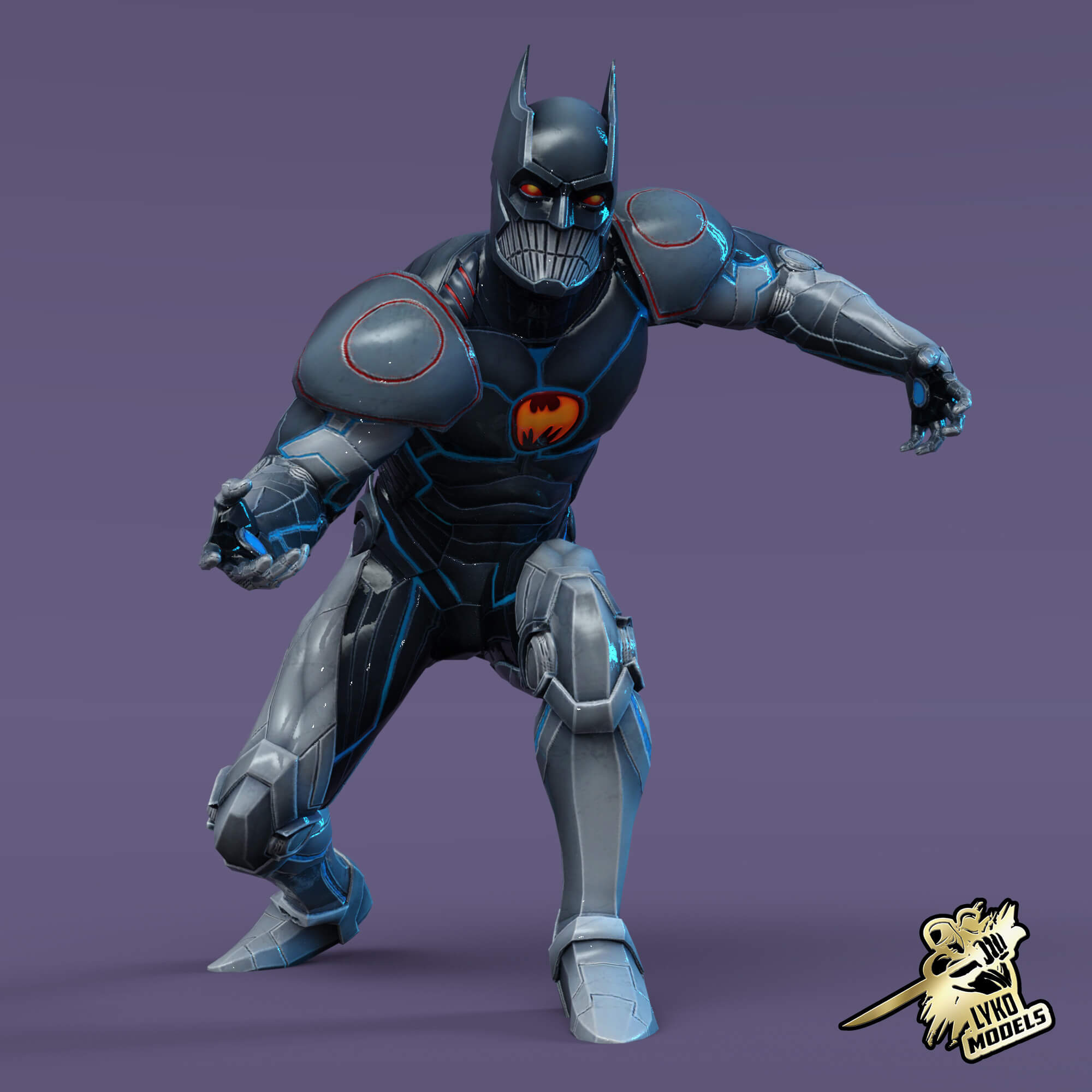 Batman Murder Machine Outfit for G8M - Daz Content by LykoModels