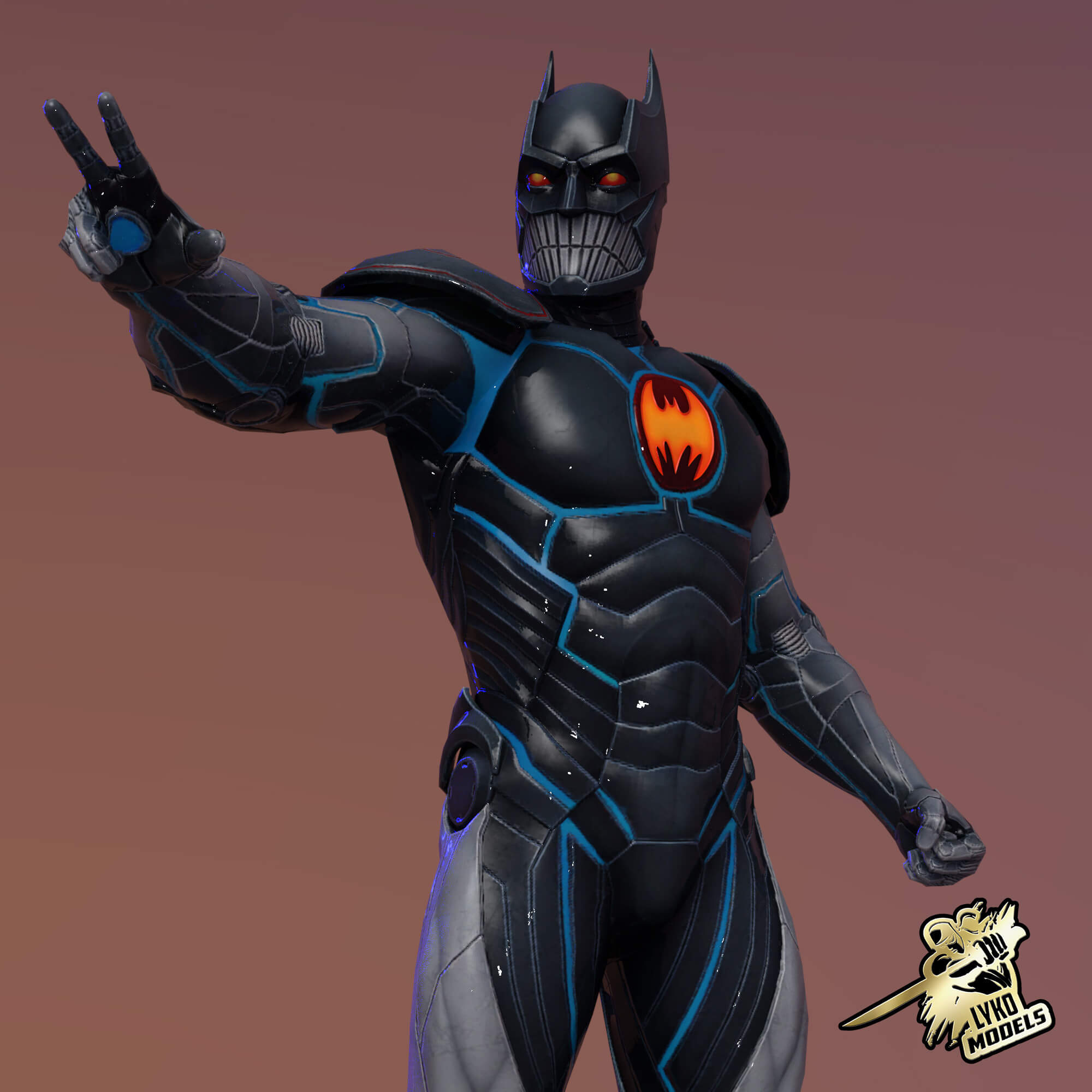 Batman Murder Machine Outfit for G8M - Daz Content by LykoModels
