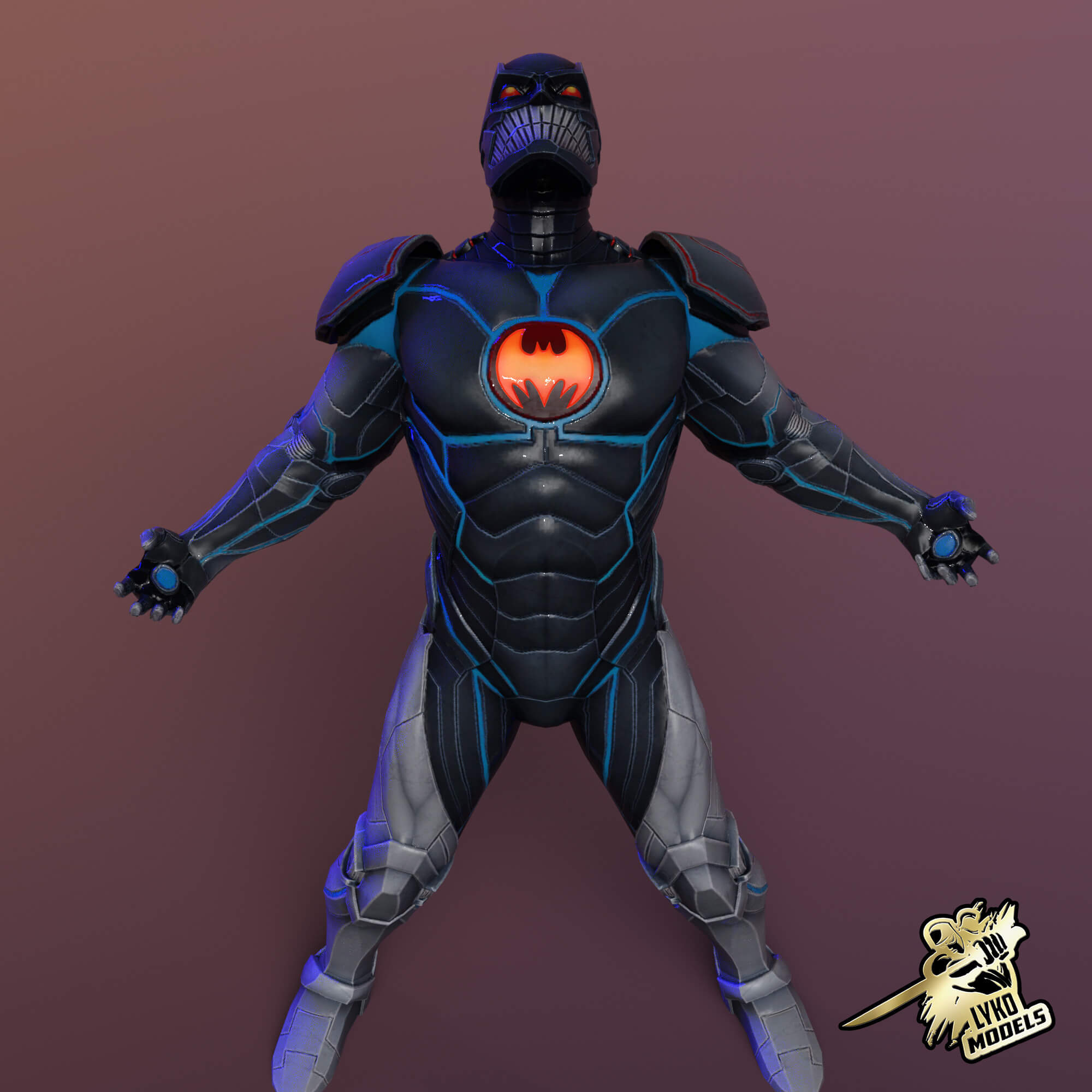 Batman Murder Machine Outfit for G8M - Daz Content by LykoModels