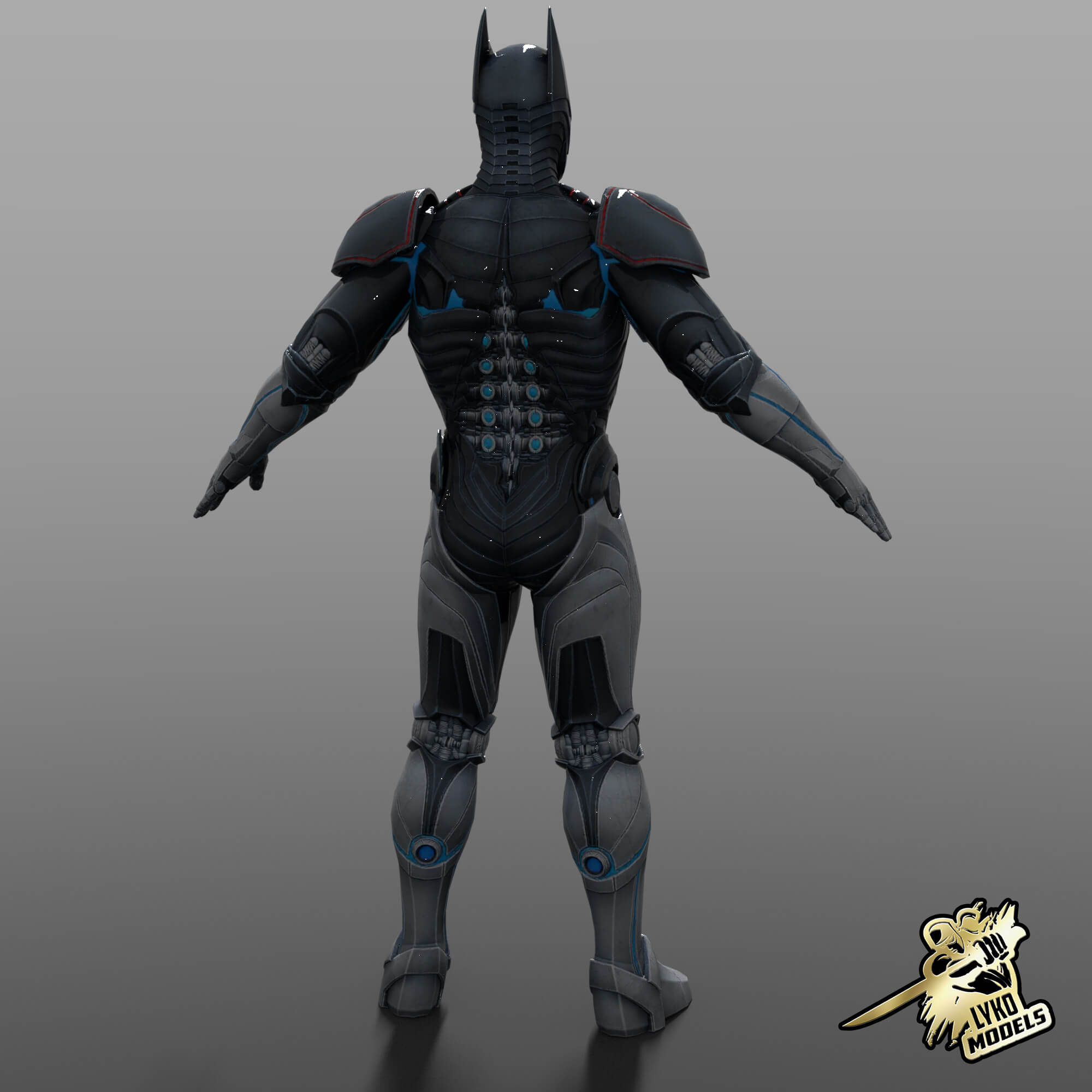 Batman Murder Machine Outfit for G8M - Daz Content by LykoModels