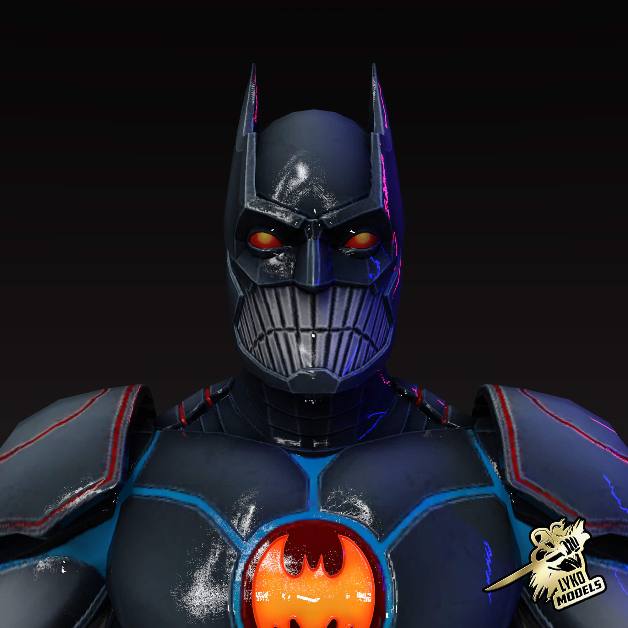 Batman Murder Machine Outfit for G8M - Daz Content by LykoModels