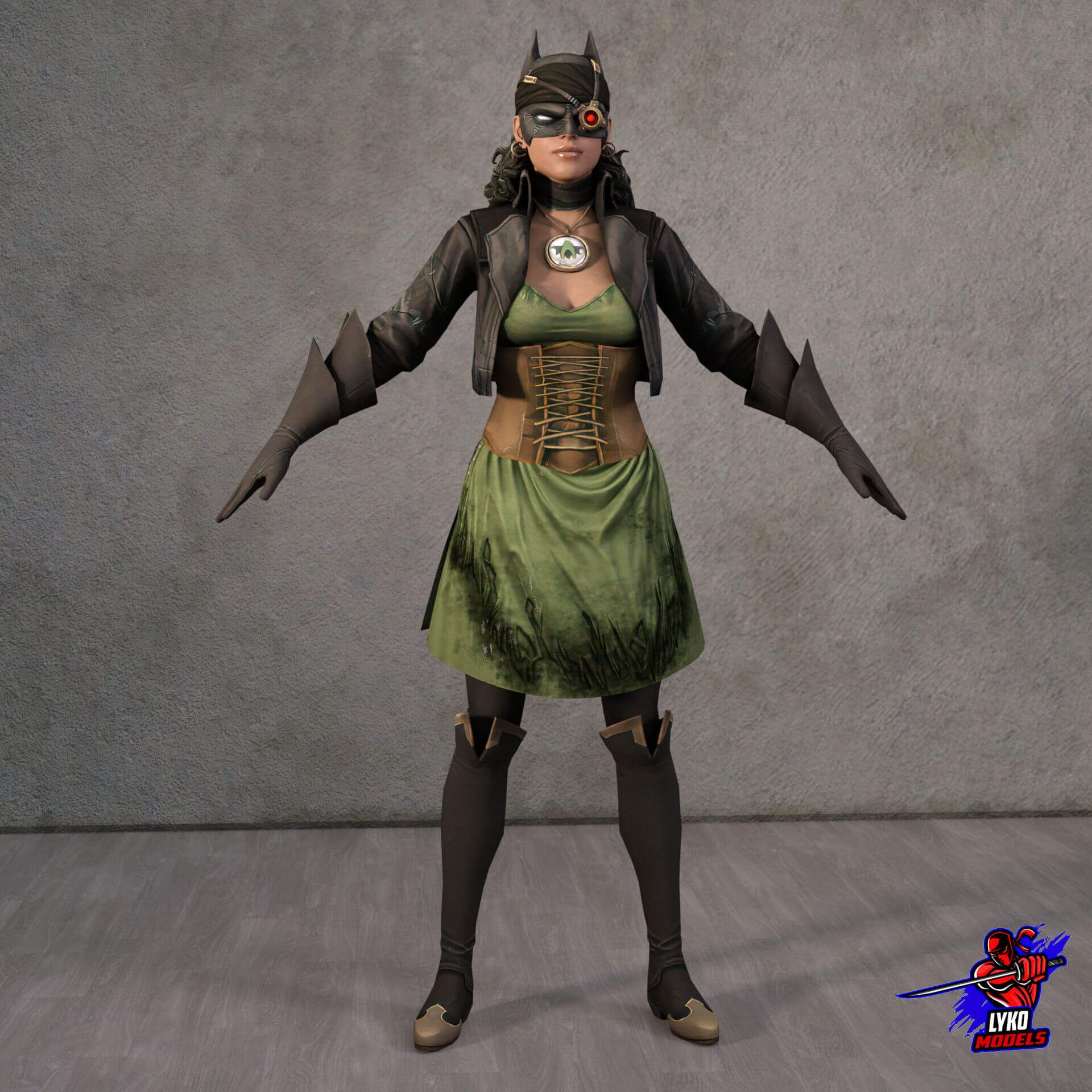 Batman The Drowned Outfit for G8F - Daz Content by LykoModels