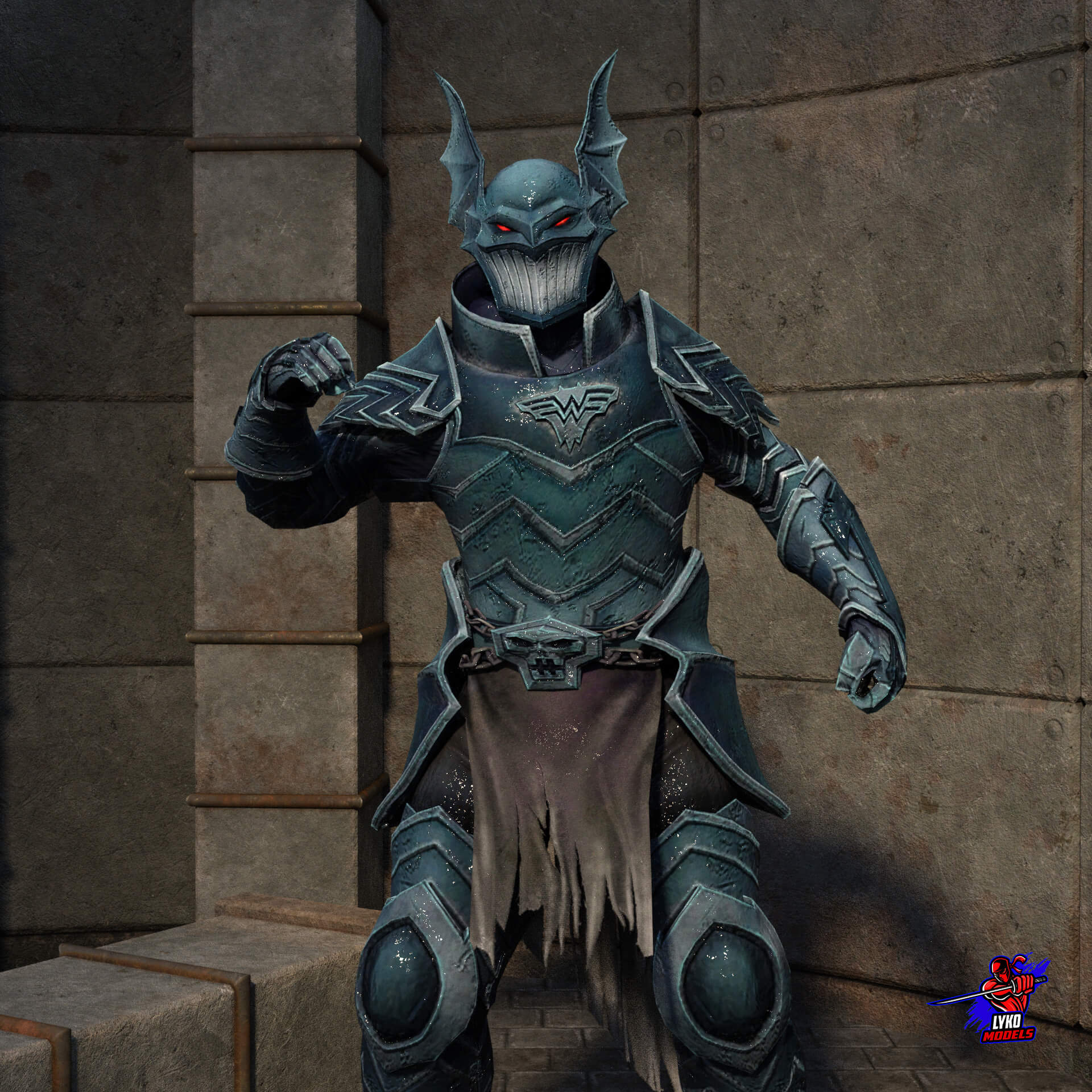 Batman The Merciless Outfit for G8M - Daz Content by LykoModels