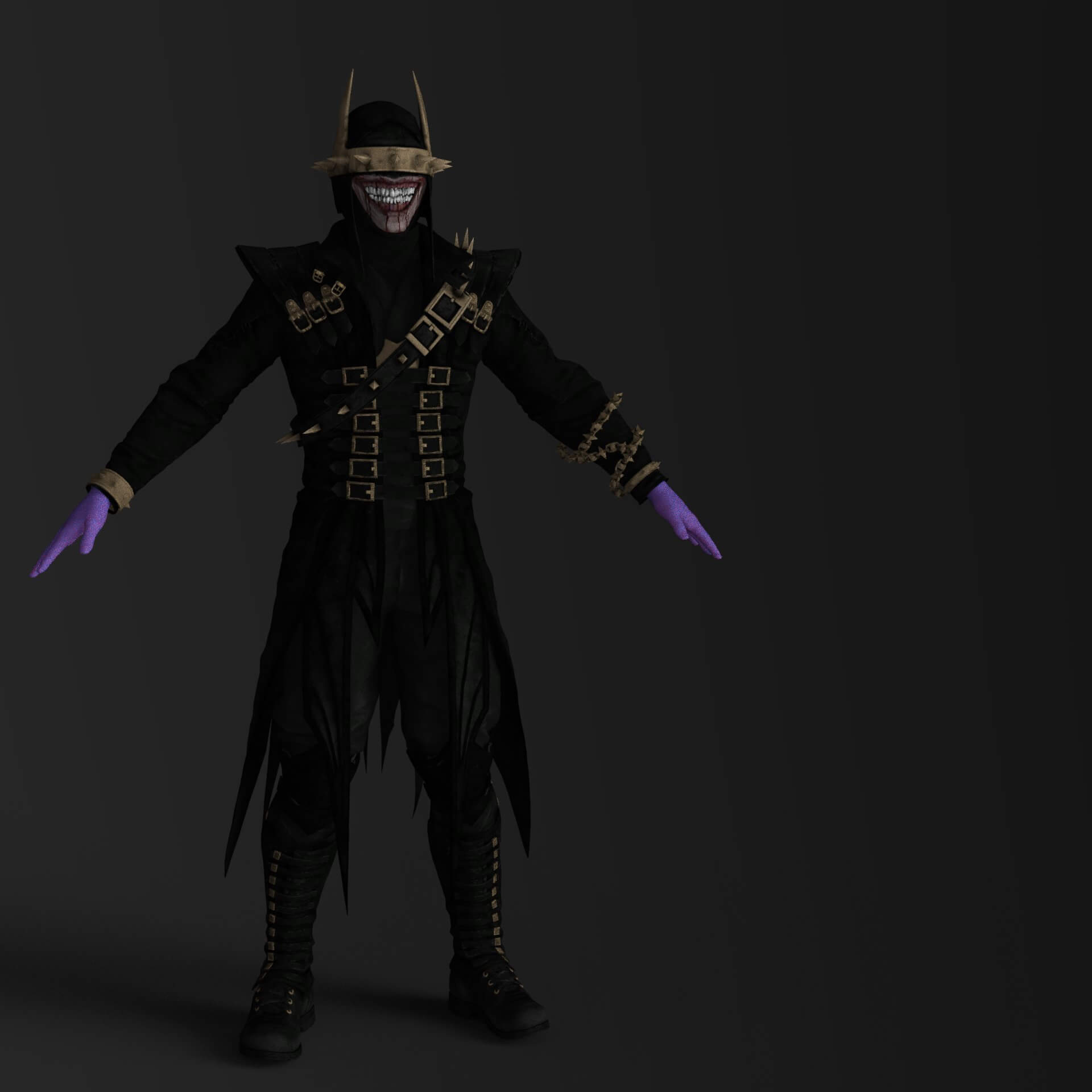 Batman Who Laughs Costume Genesis 8 Male - Daz Content by LykoModels