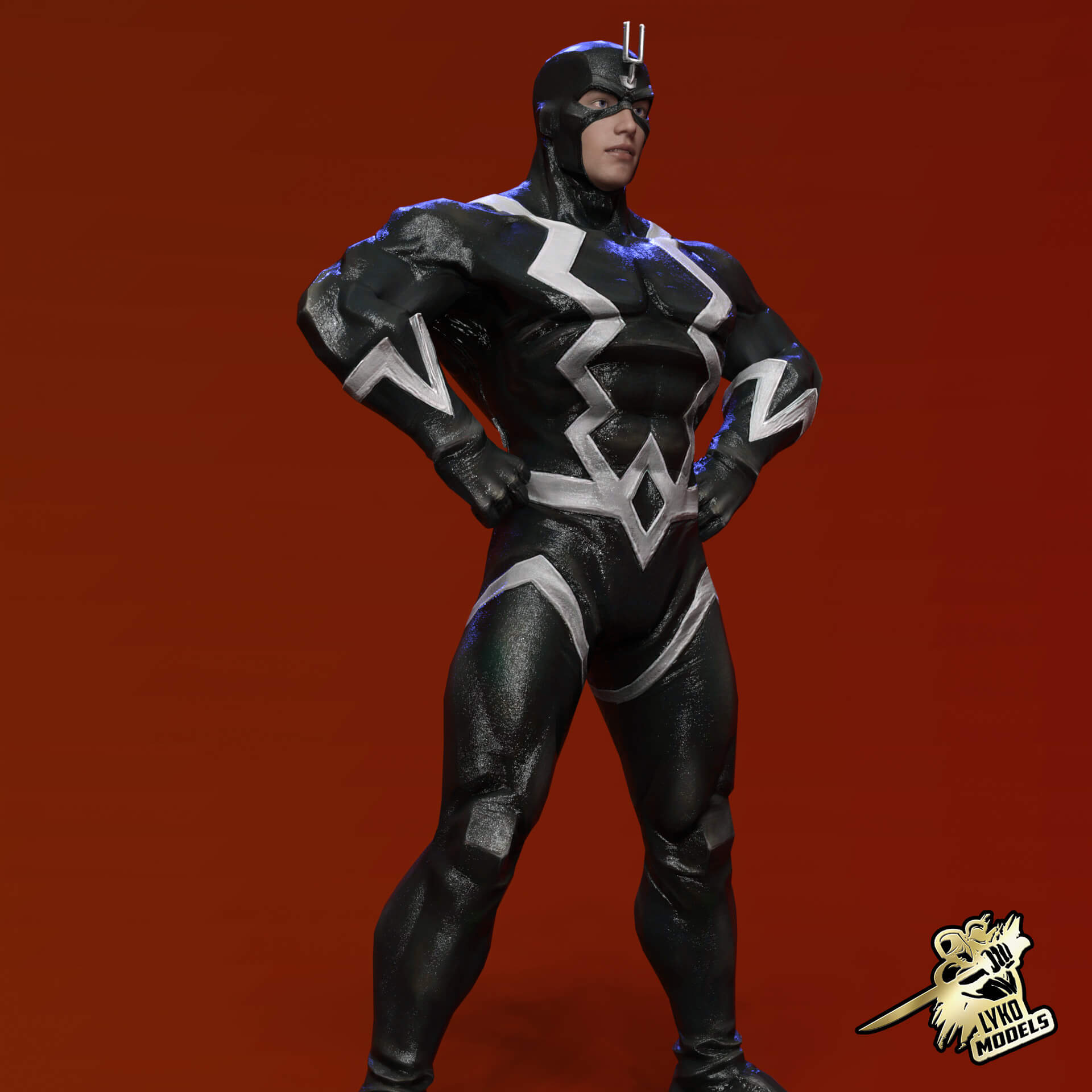 Black Bolt Comic Outfit for Genesis 8 Male - Daz Content by LykoModels