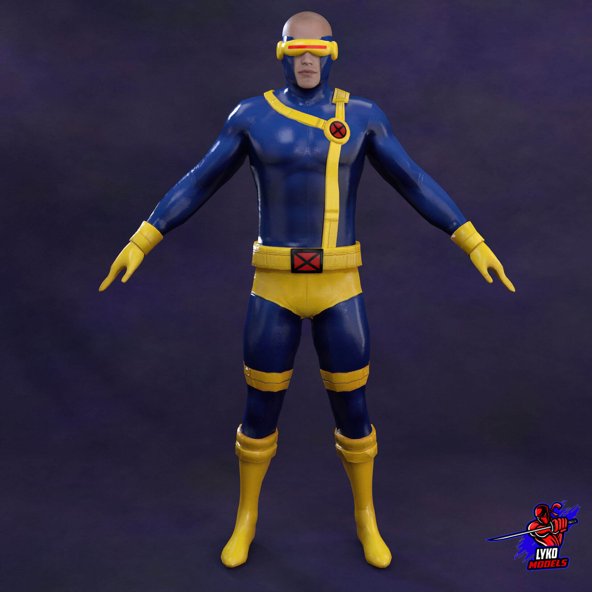 Cyclops 90S Animated Outfit for G8M - Daz Content by LykoModels