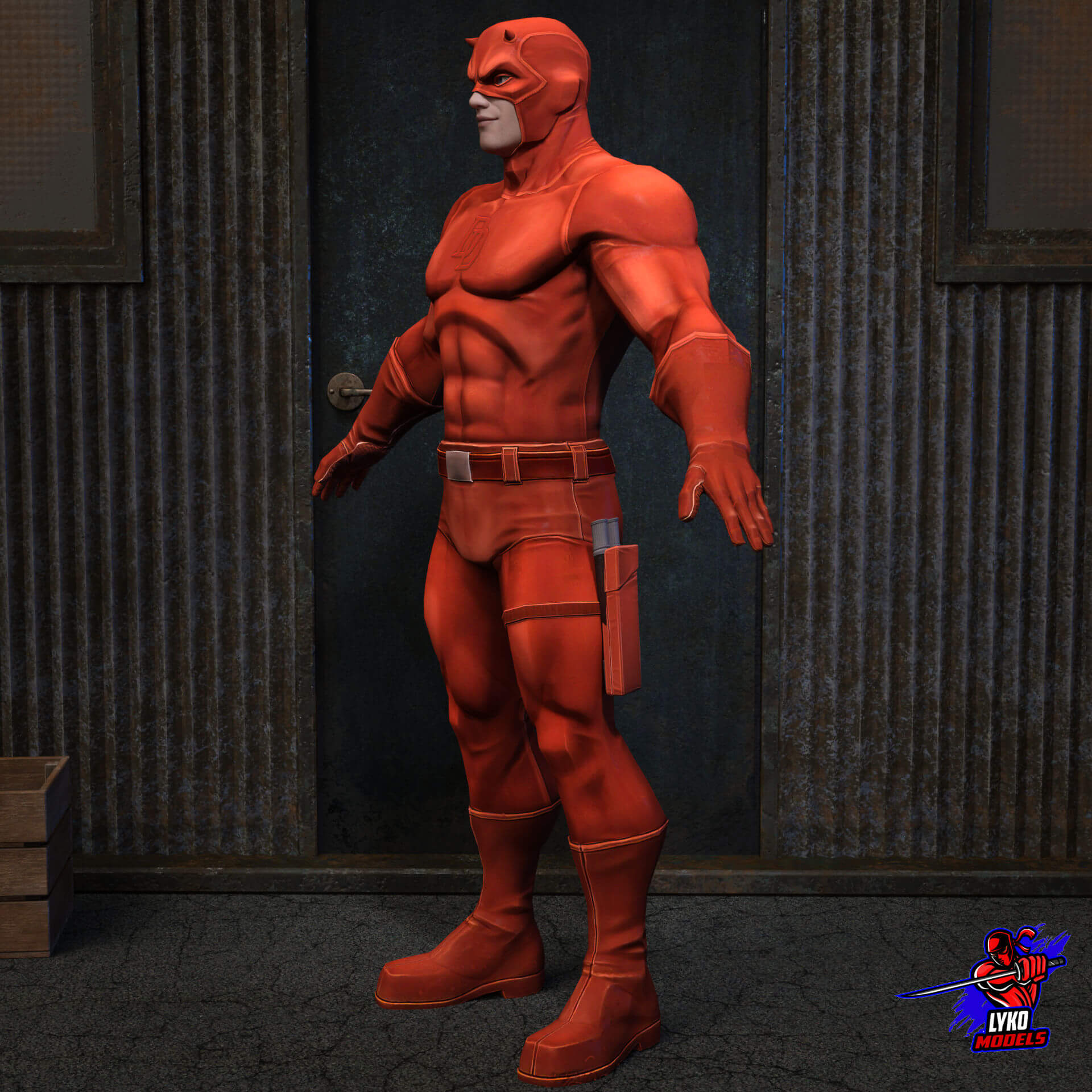 Daredevil Comic Classic Outfit for Genesis 8 Male - Daz Content by ...