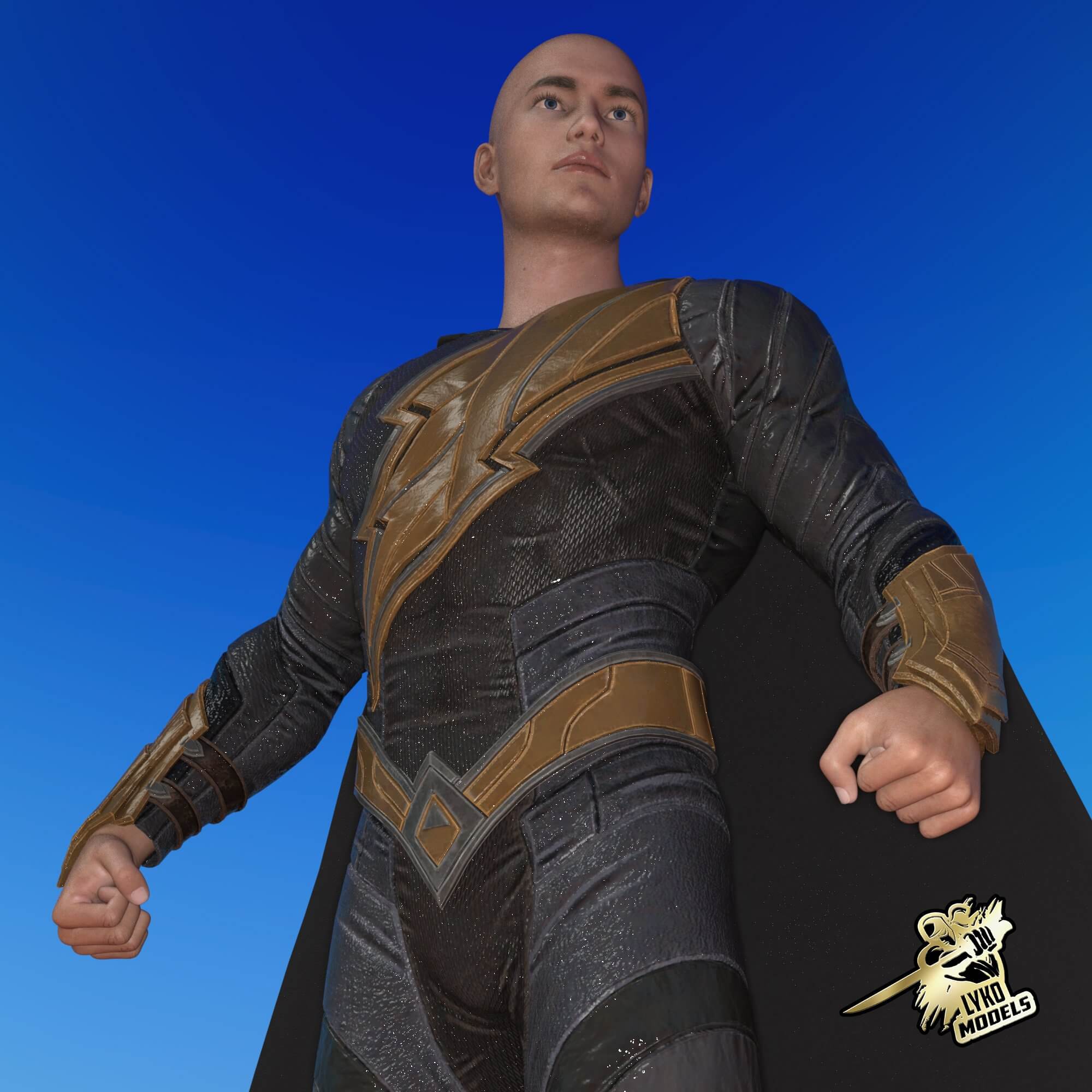 DC Black Adam Suit For Genesis 8 Male - Daz Content by LykoModels