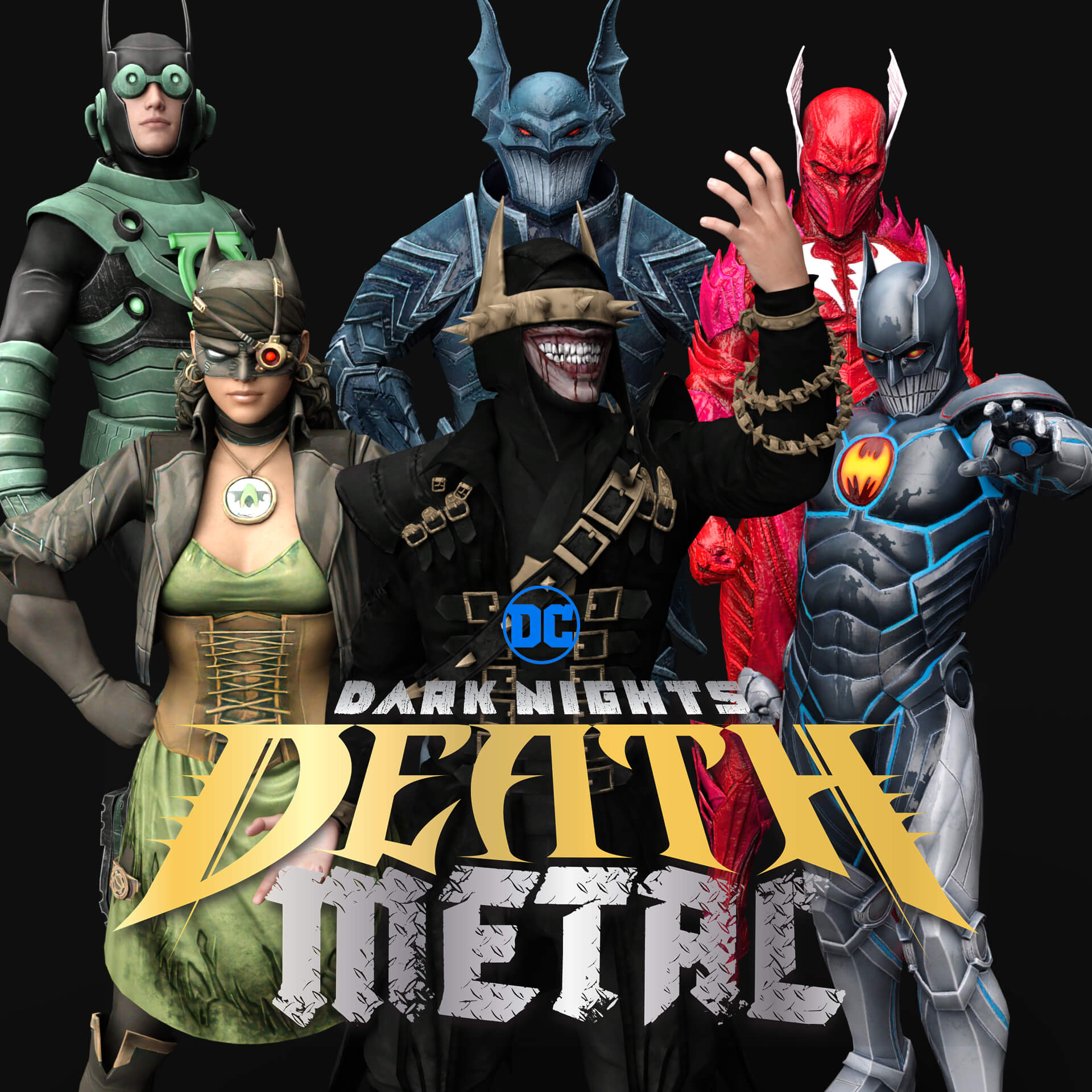 DC Dark Nights Metal Bundle Pack - Daz Content by LykoModels