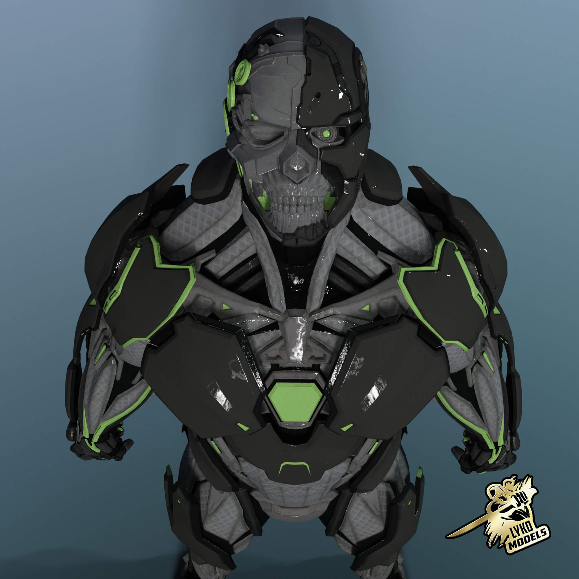 DC Grid Outfit for Genesis 8 Male - Daz Content by LykoModels