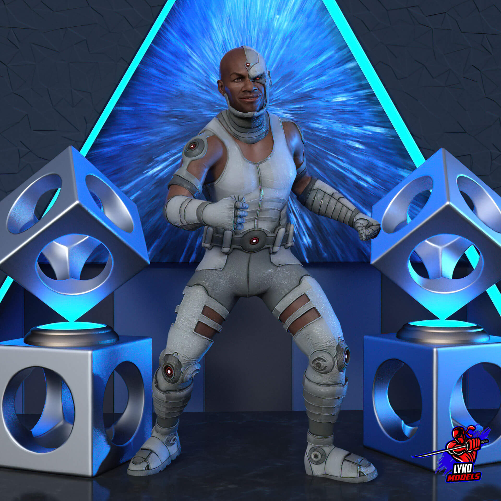 Cyborg Superhero Injustice